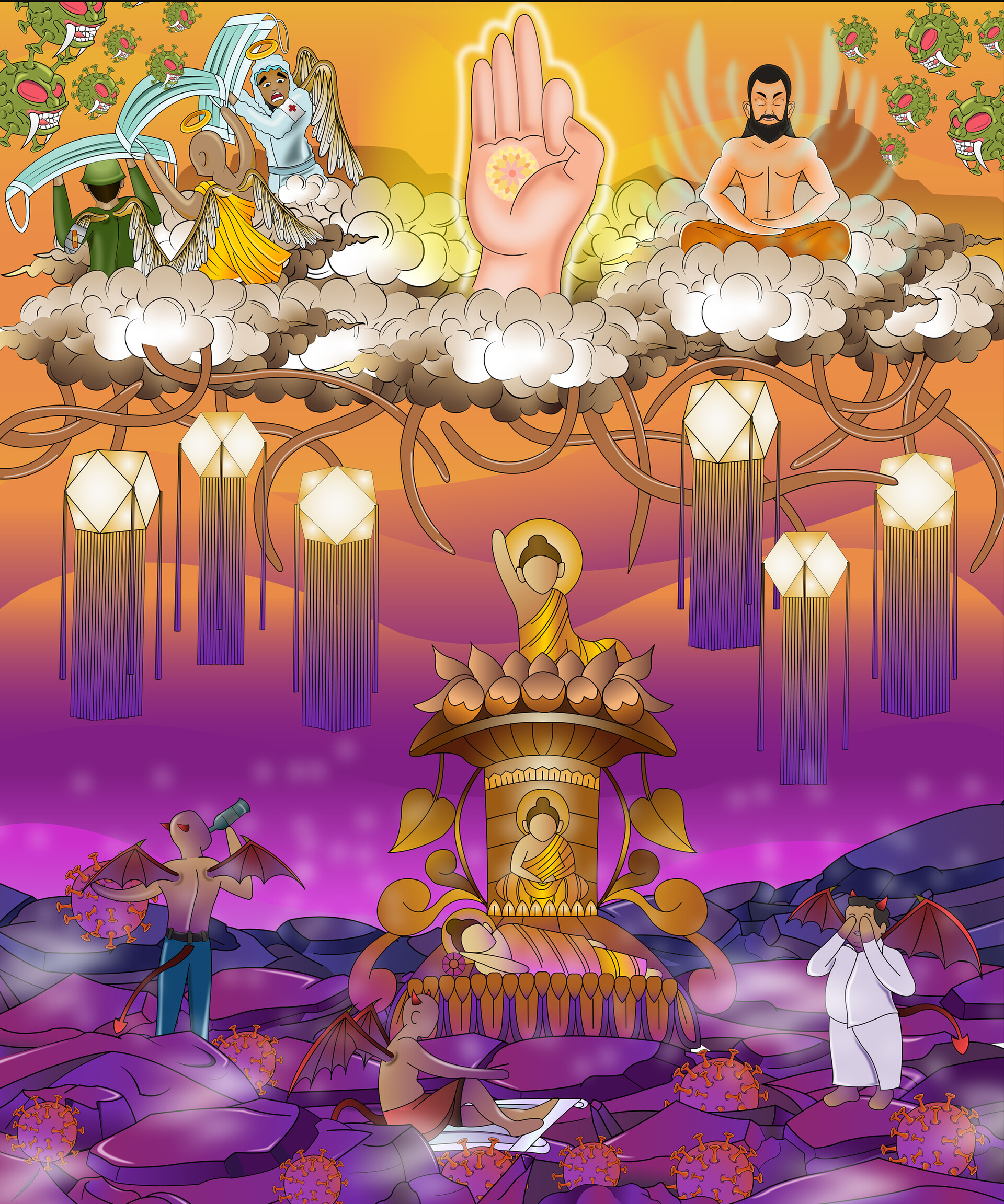 ArtStation - Wesak Digital Art