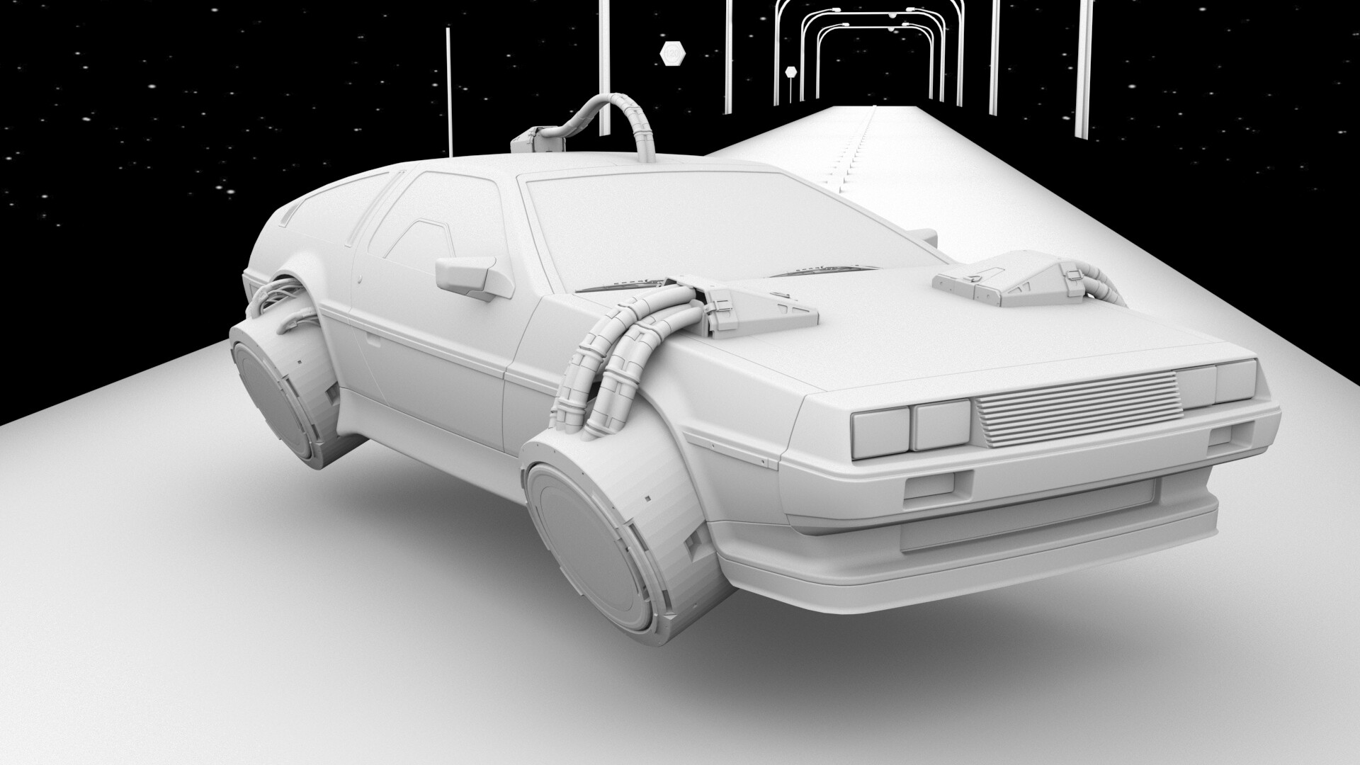 Ravi Sanker - Delorean/Deluxo 3d Showcasing