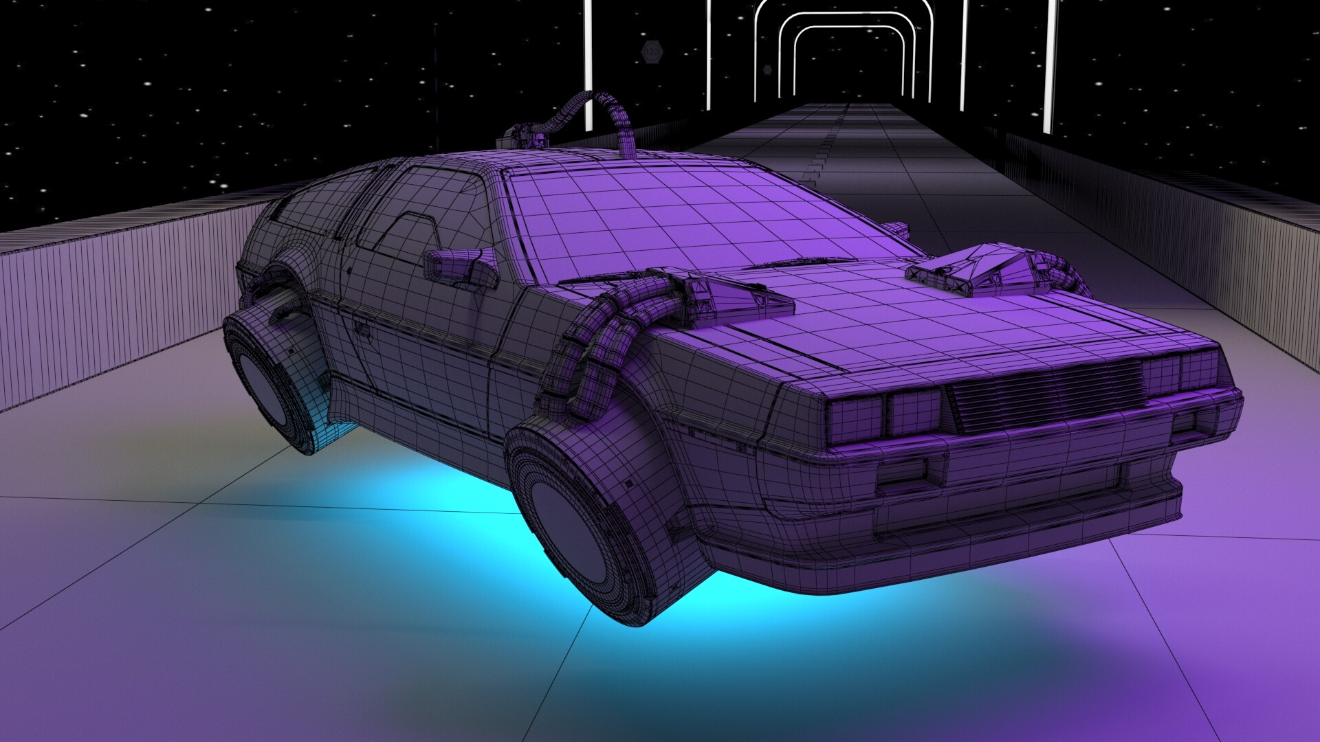 Ravi Sanker - Delorean/Deluxo 3d Showcasing