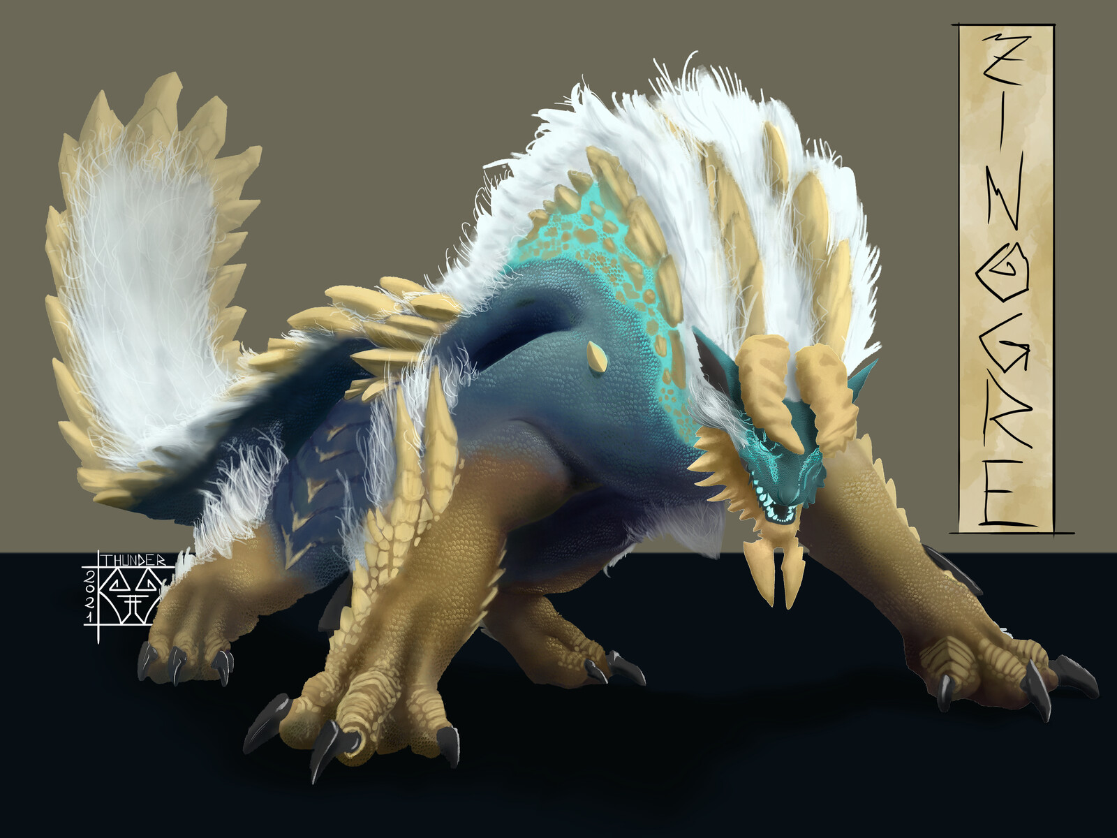 ThunderWere - Zinogre Fanart