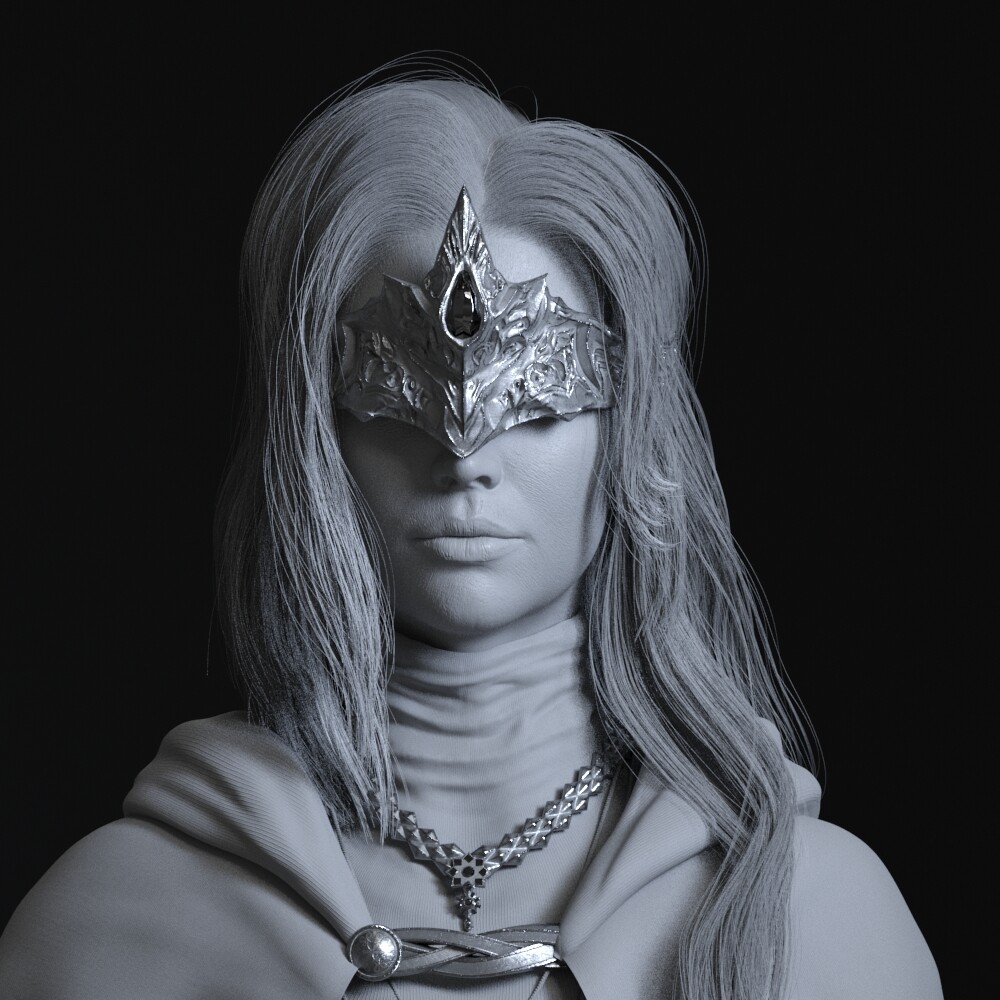 Joshua Faustino - Firekeeper (DS3 fan art)