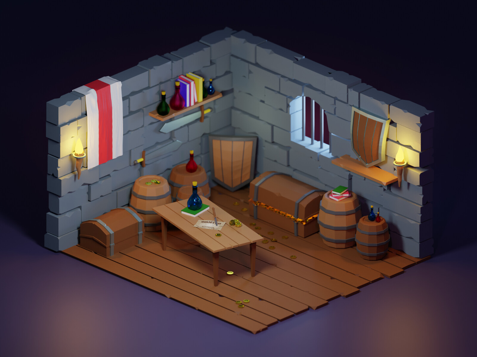 ArtStation - Robbers lair