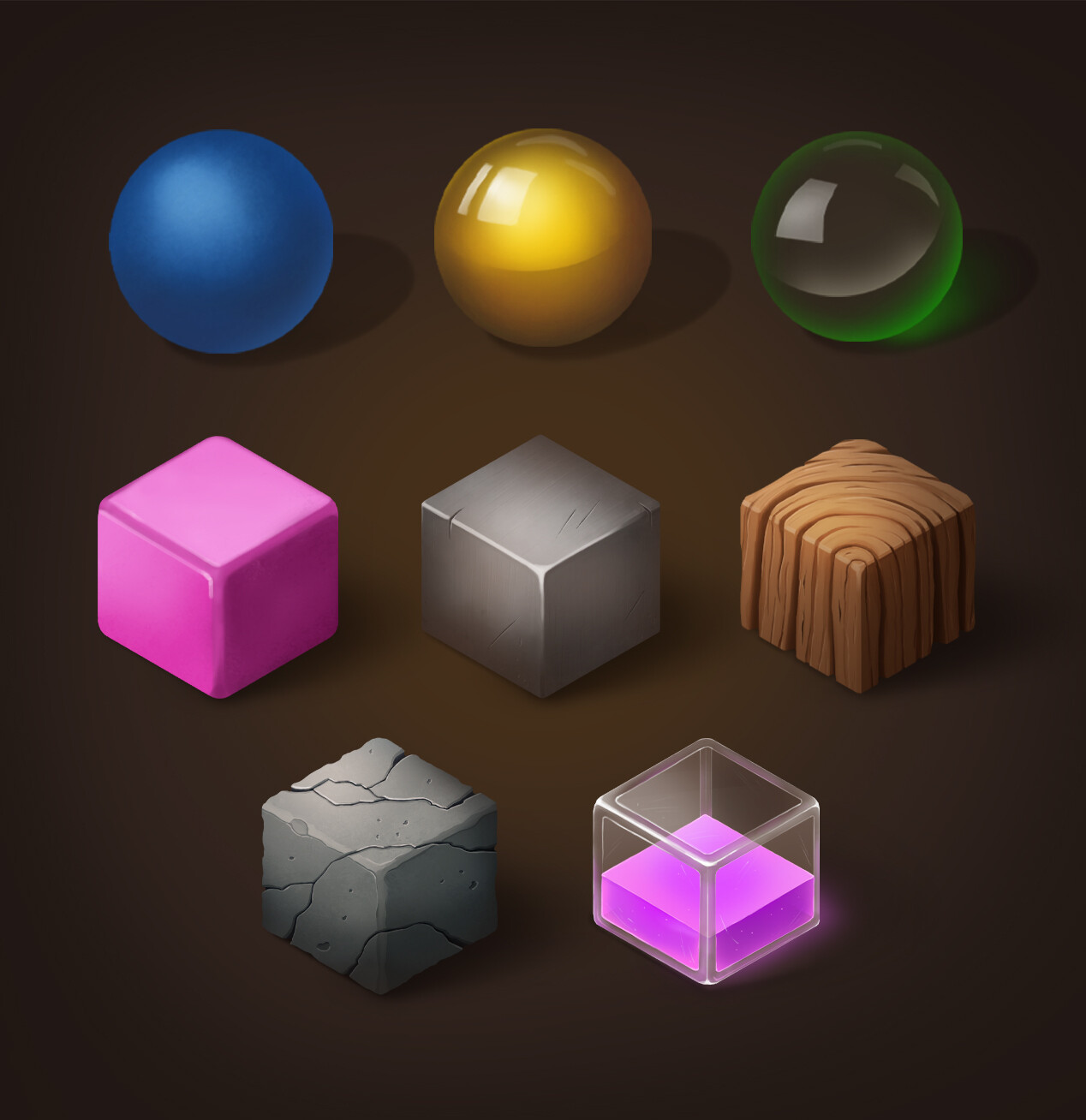 ArtStation - Material practice