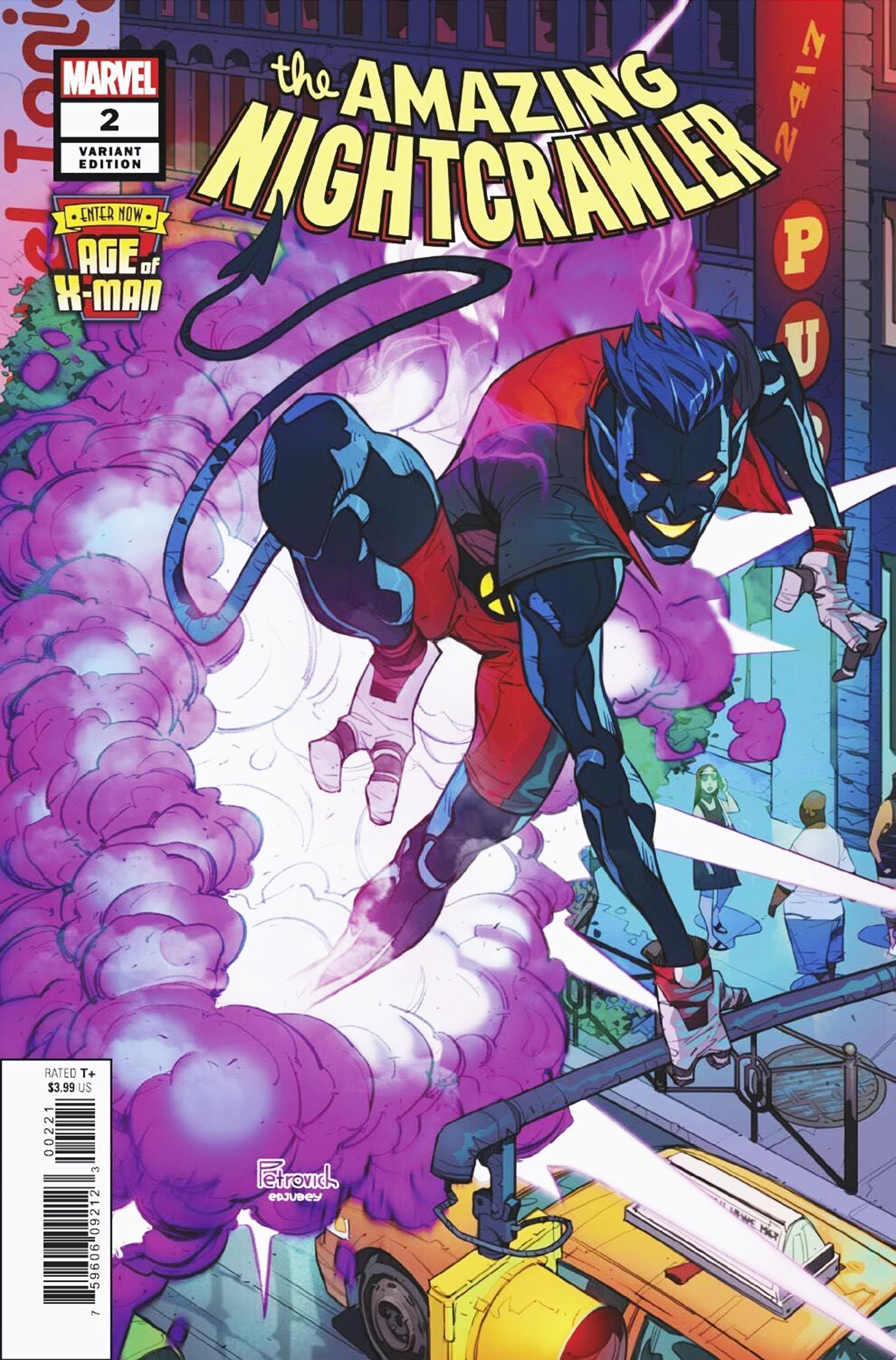 nightcrawler comic poster