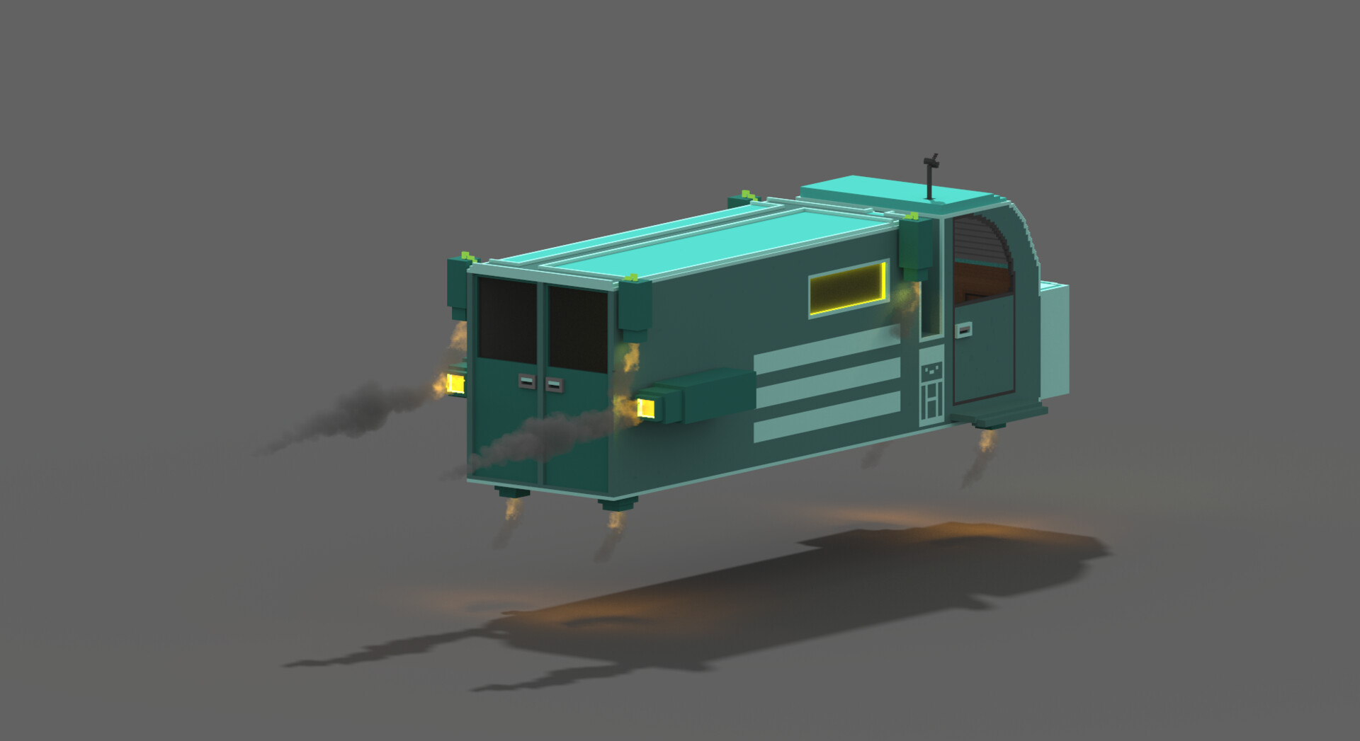 ArtStation - Voxel Cyber Machine