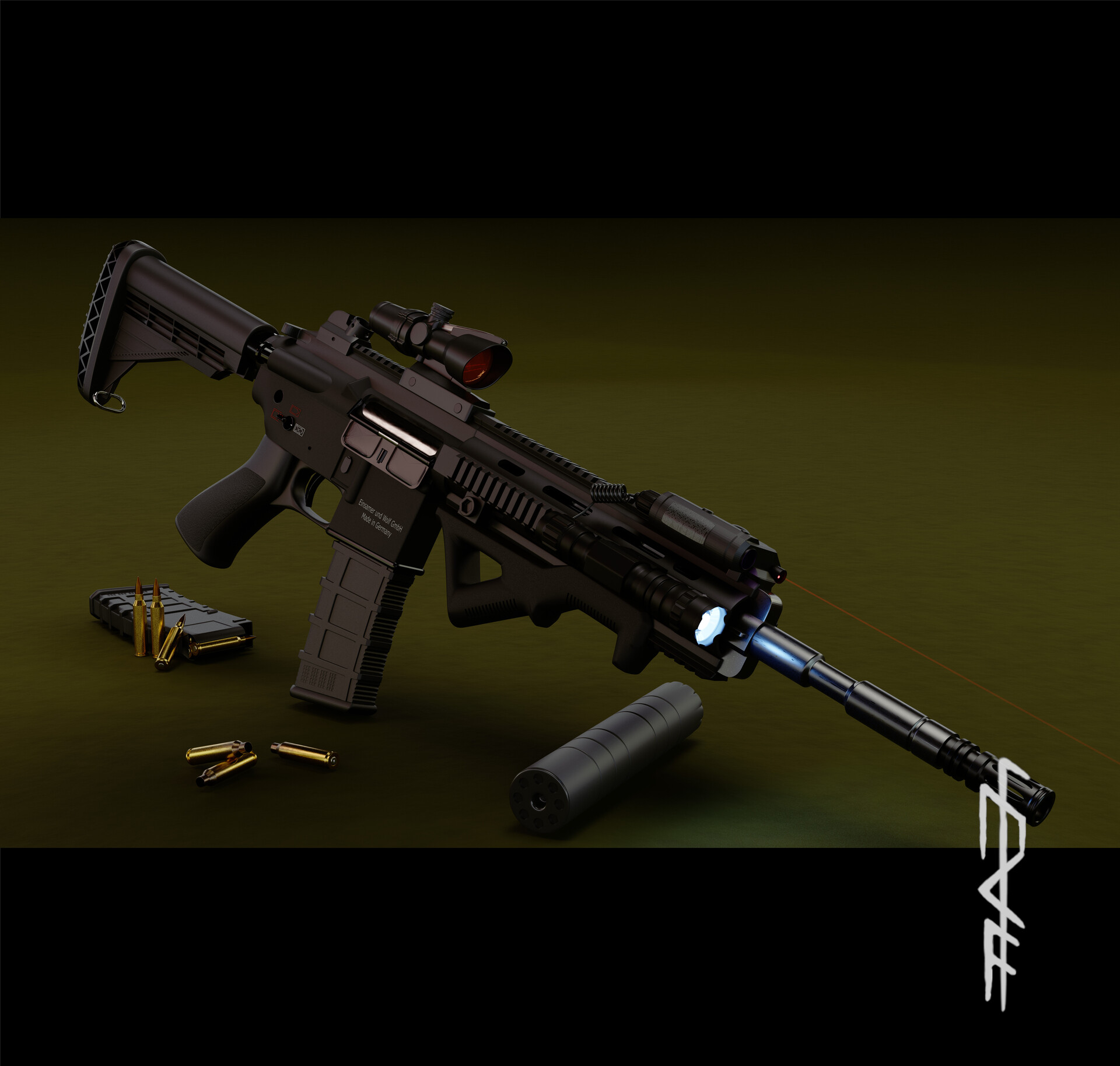 ArtStation - Heckler & Koch M416