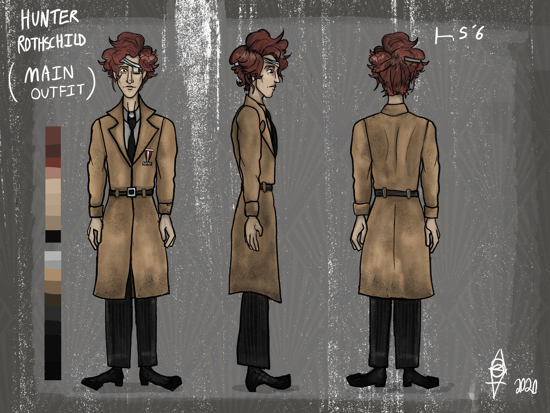 ArtStation - Character Turnaround Sheet: Hunter