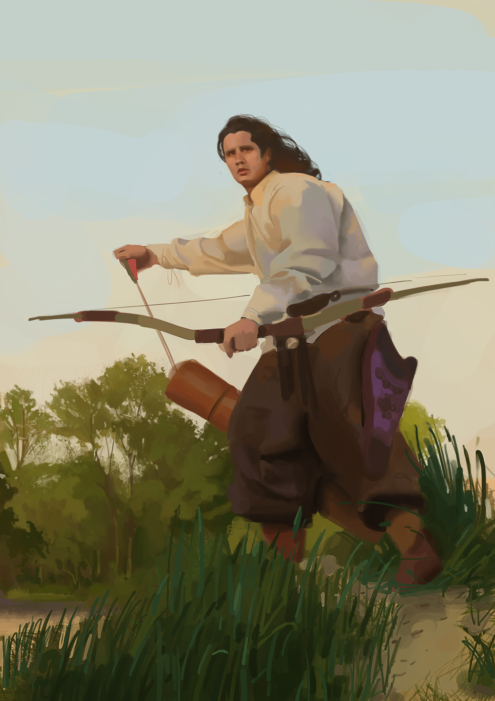 ArtStation - Majestic archer