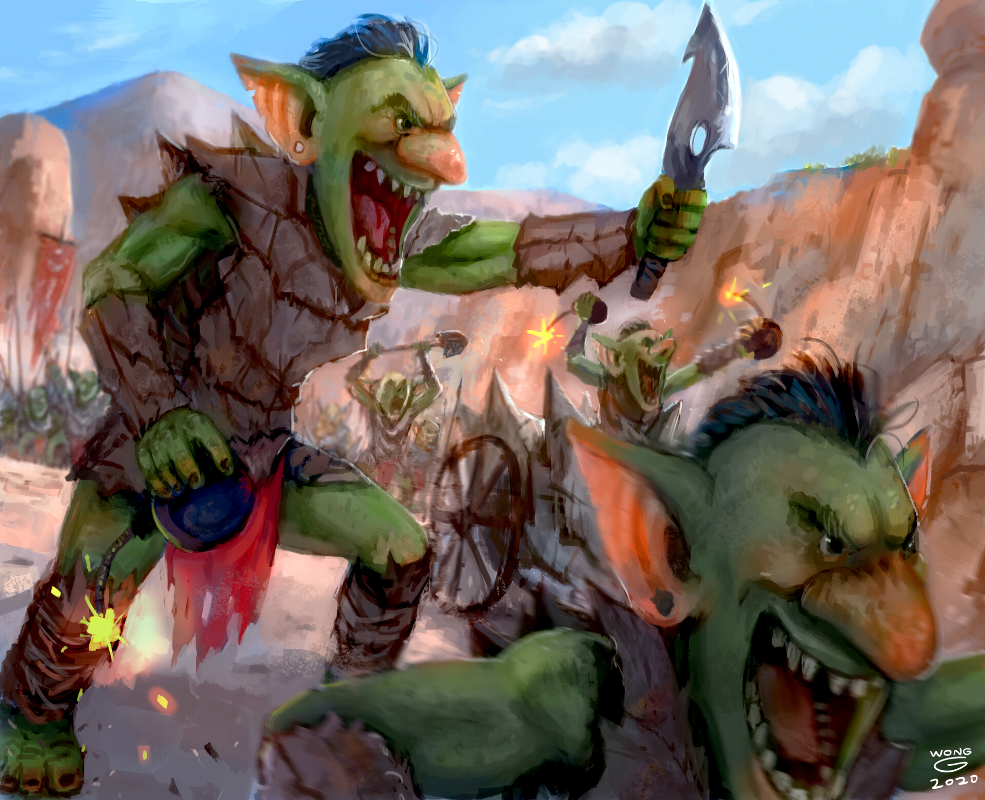 ArtStation - Goblin Charge