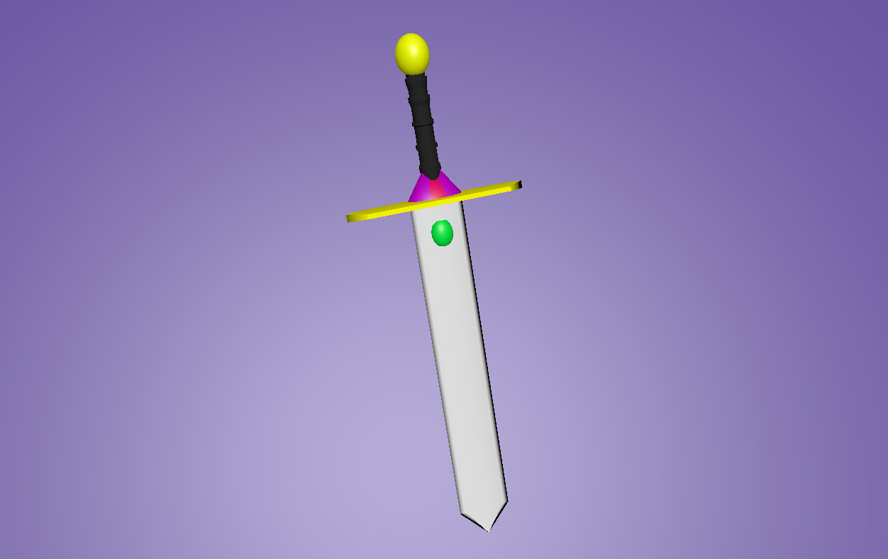 ArtStation - Stylized sword