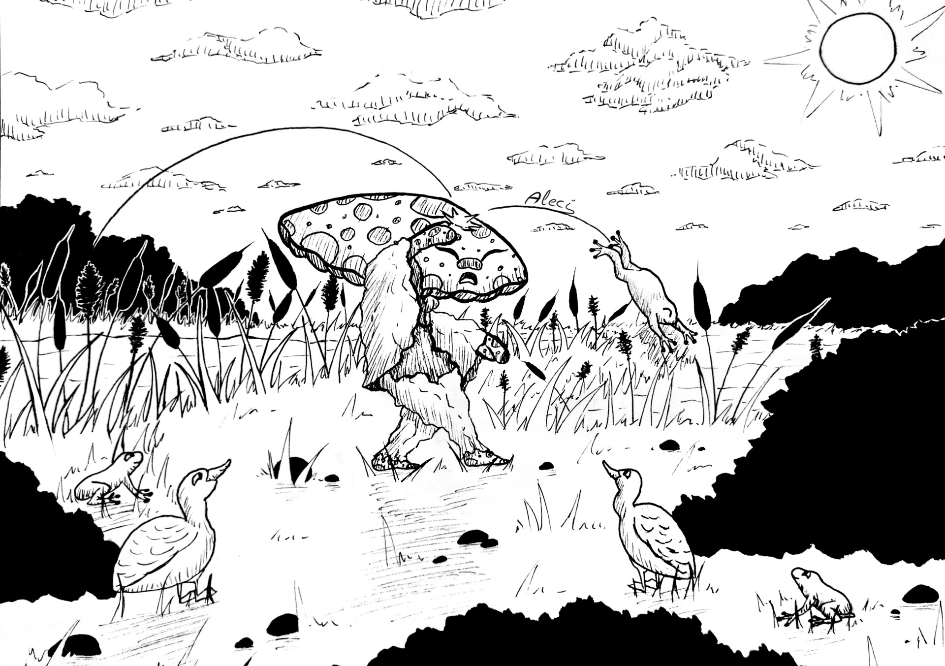 ArtStation - 19 - Dizzy (Inktober 2020)