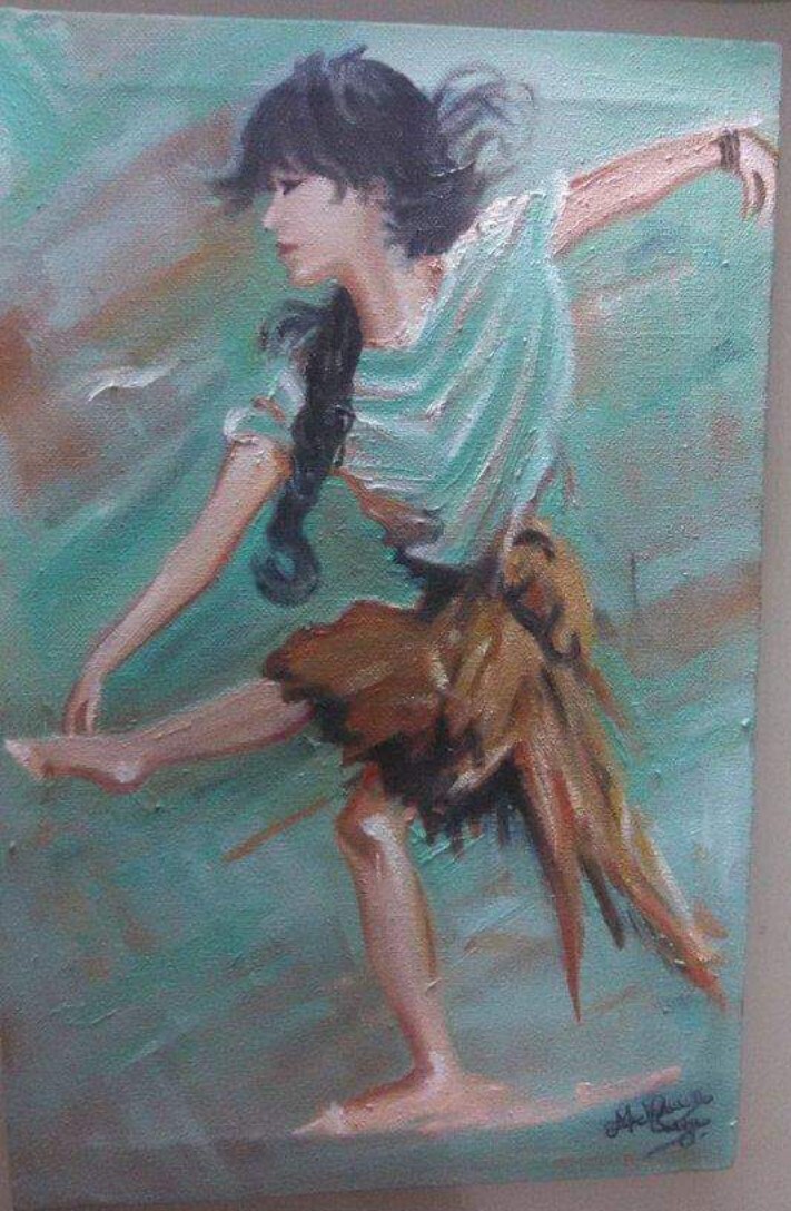 ArtStation - Ballerina painting