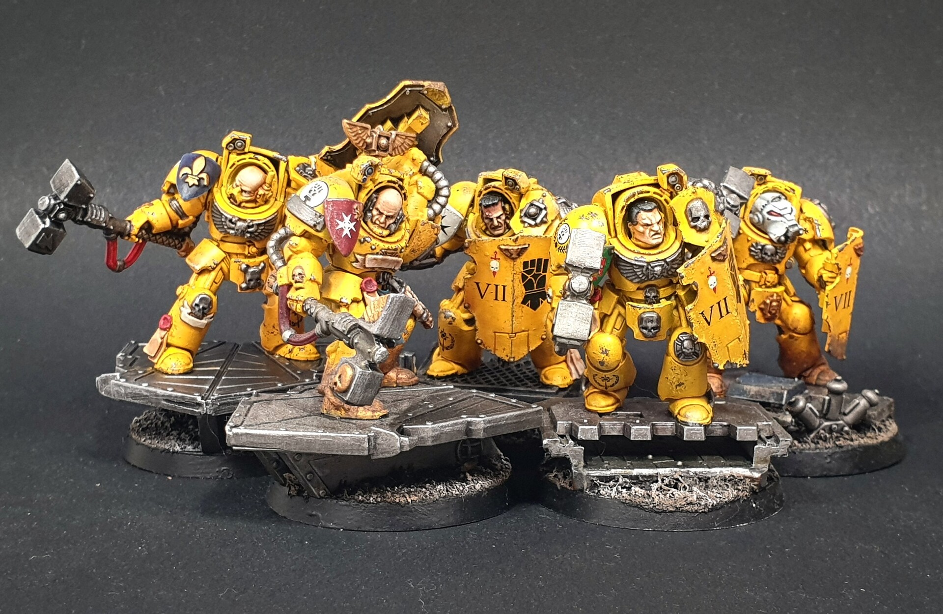 ArtStation - Imperial Fists Terminators