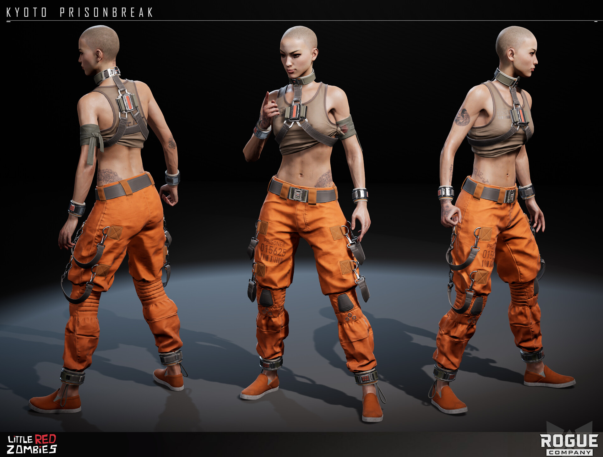 LITTLE RED ZOMBIES - ROGUE COMPANY - PRISONER 625 RONIN