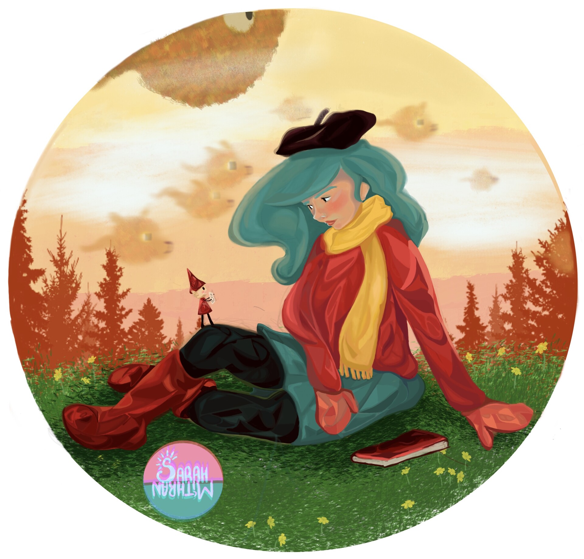 ArtStation - Window to a footnote- Hilda fan art