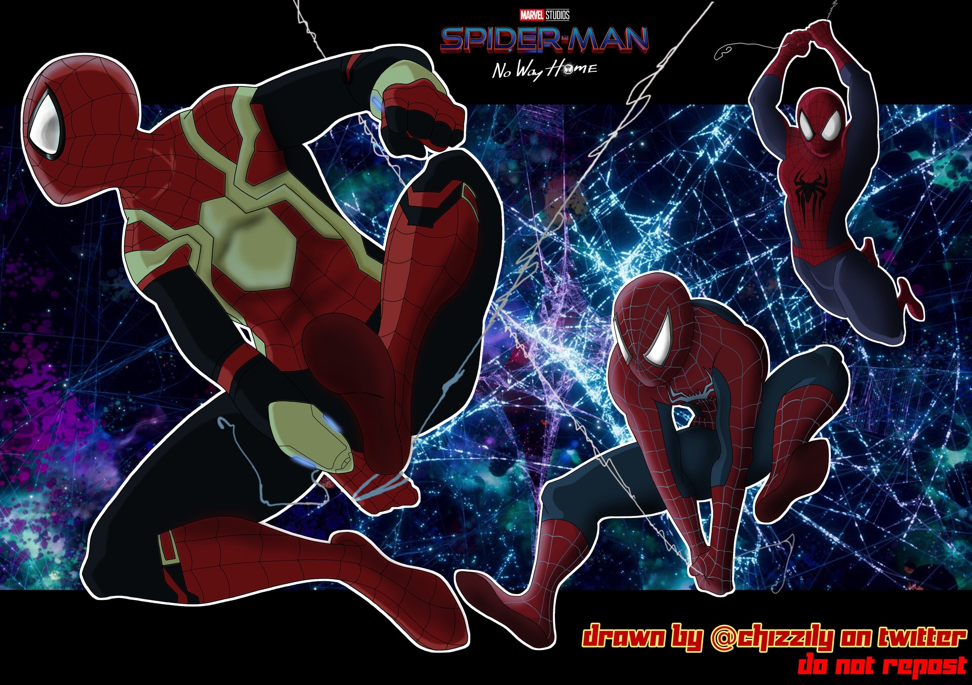 ArtStation - "Spider-Man : No Way Home" Illustration