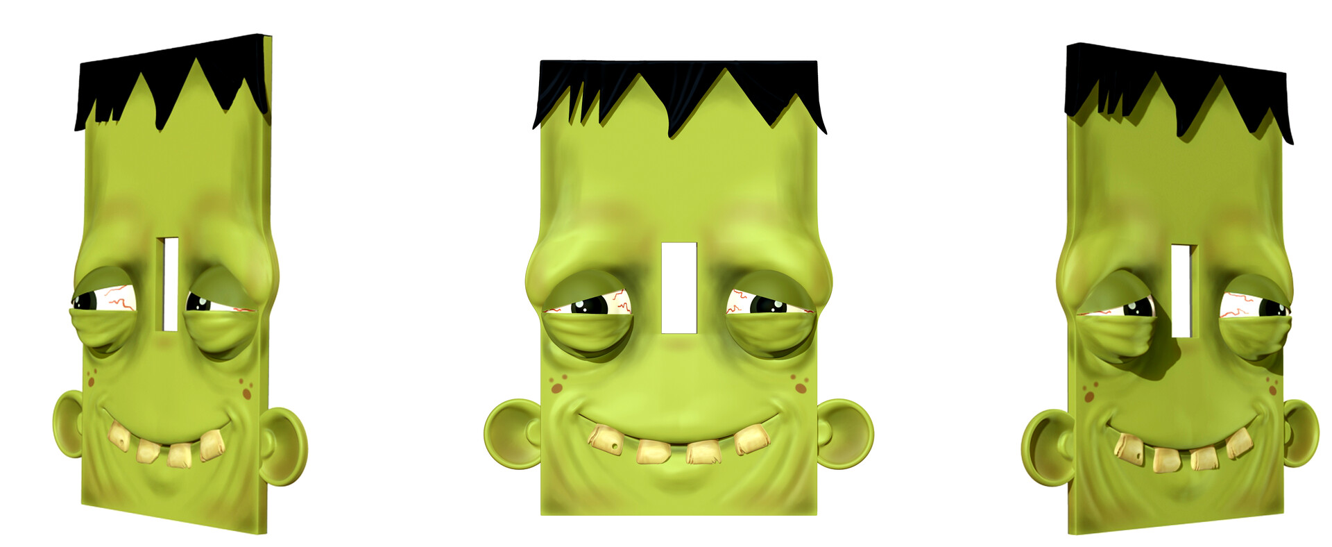 ArtStation - Frankenstein Light switch