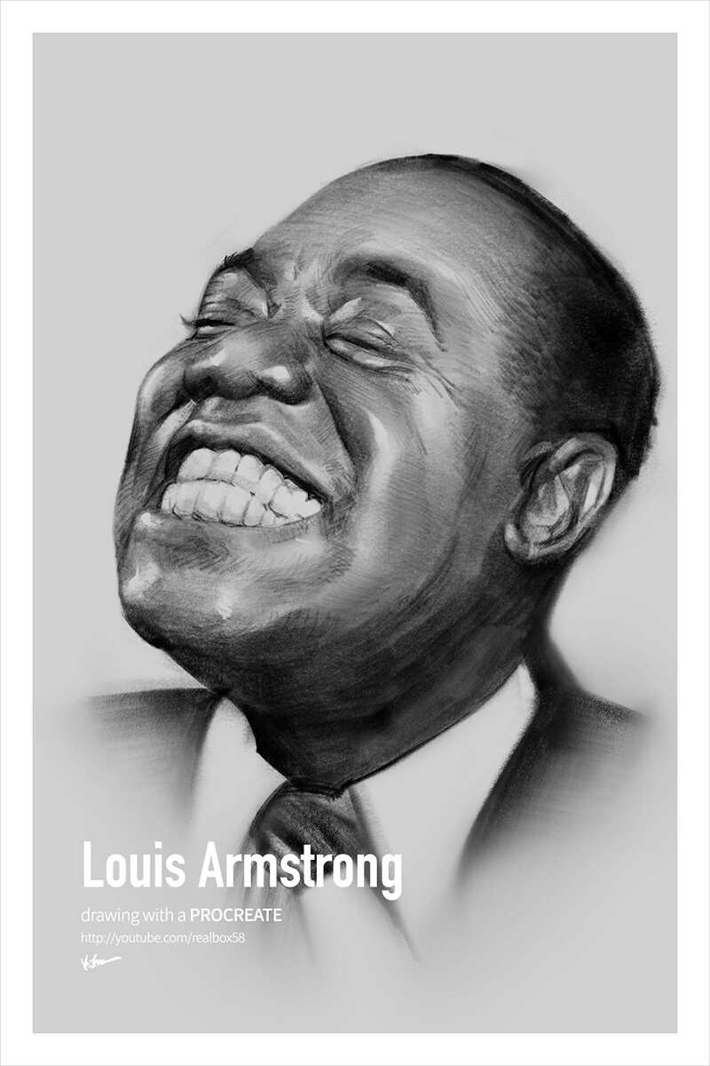 ArtStation - Louis Armstrong