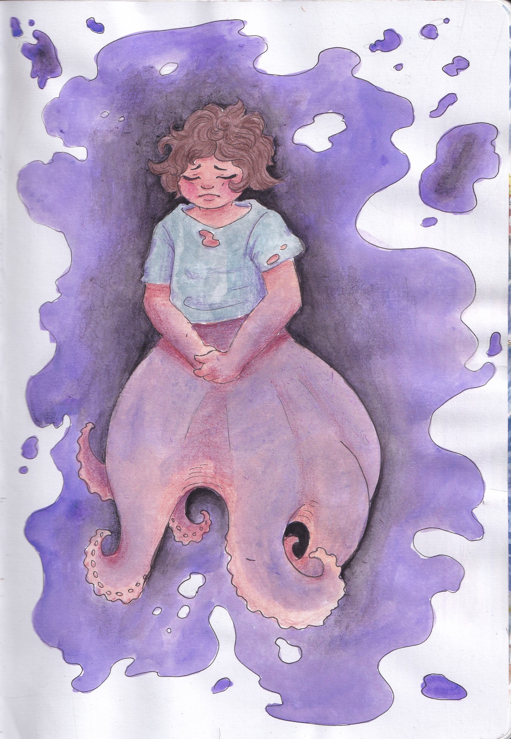ArtStation - Mermay Day 10 - Ashamed