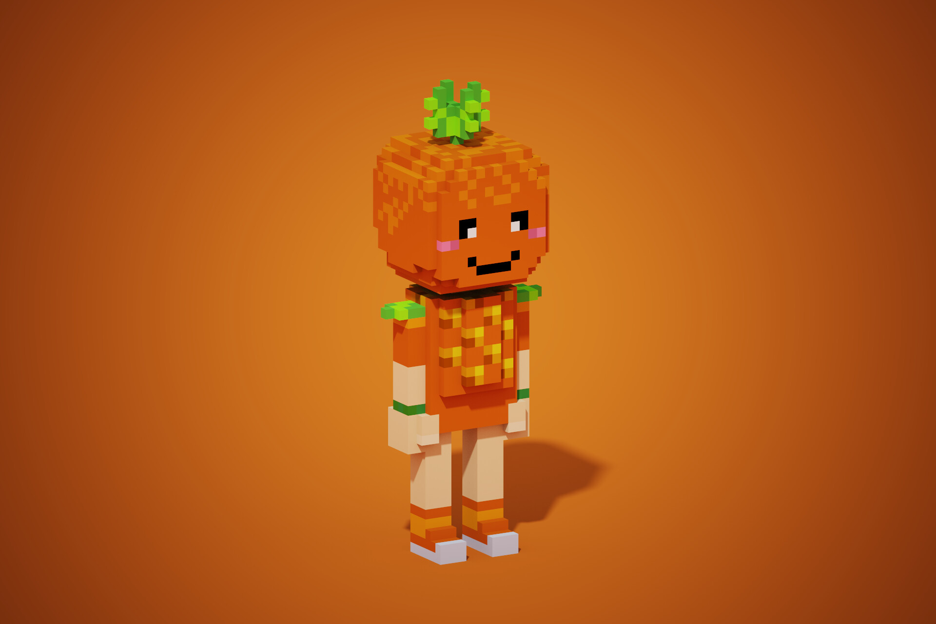 ArtStation - orange character #0001