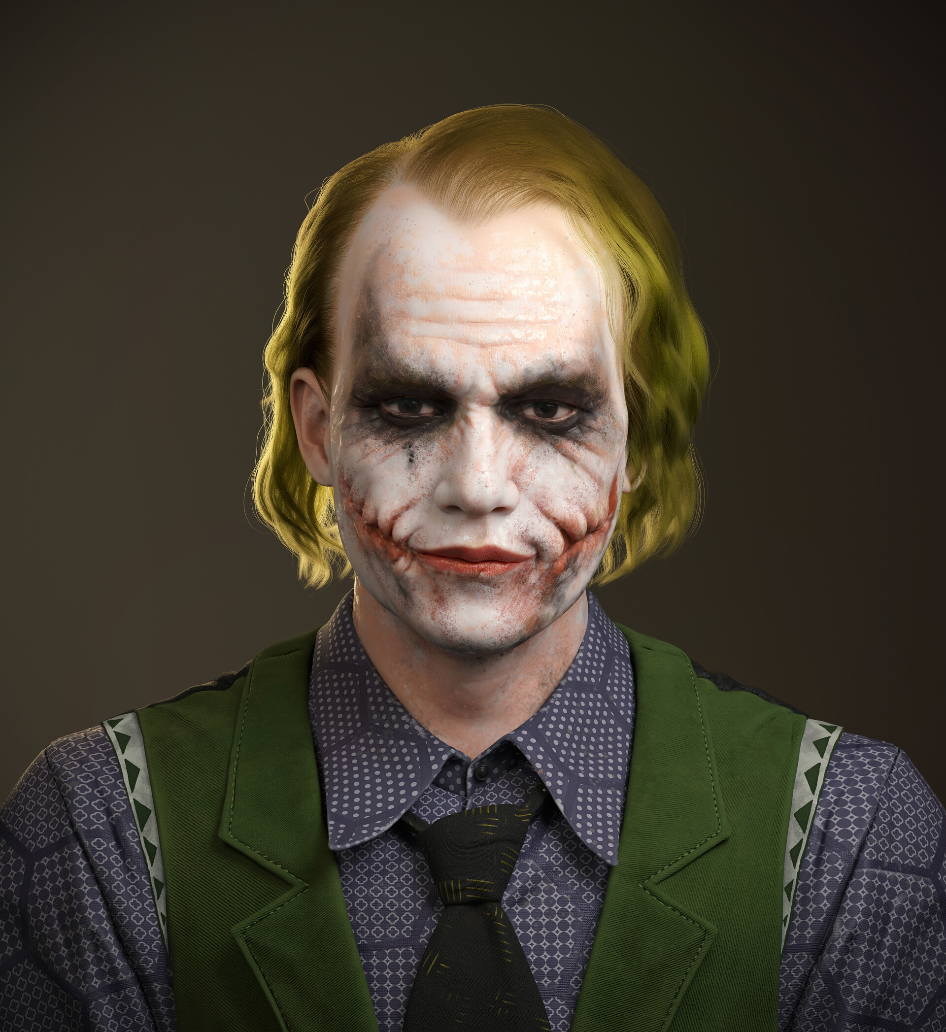 Joker Dark Knight Face Paint