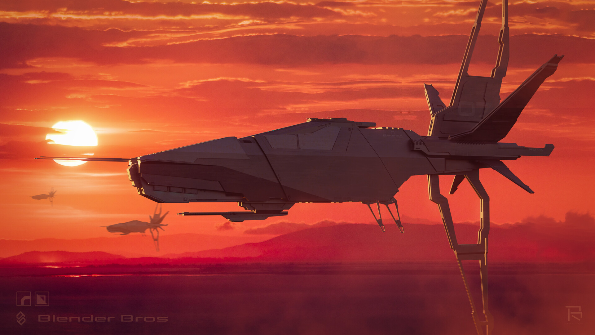 ArtStation - ORCA Hvy Gunship Concept - model for the Ultimate Guide ...