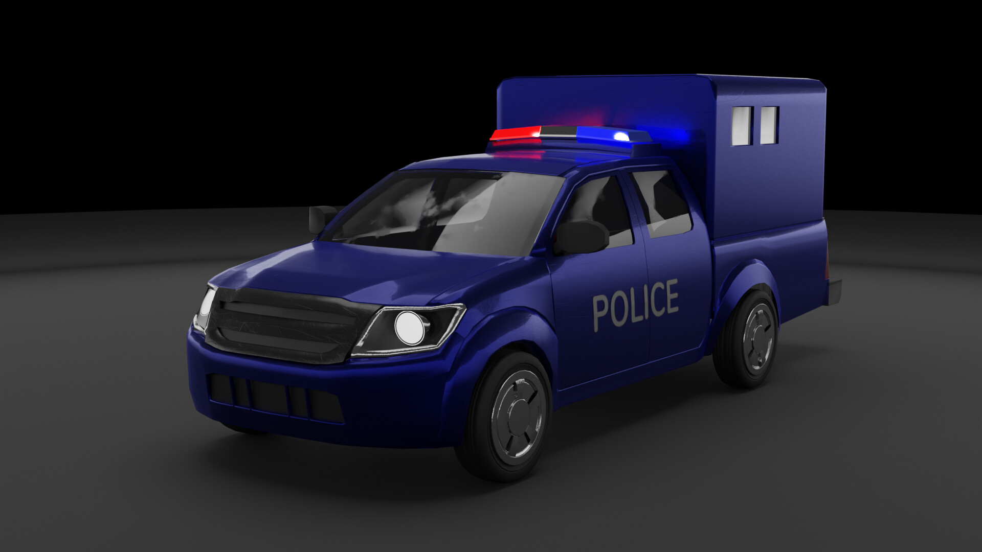ArtStation - Police Jeep Pakistan / Toyota Hilux