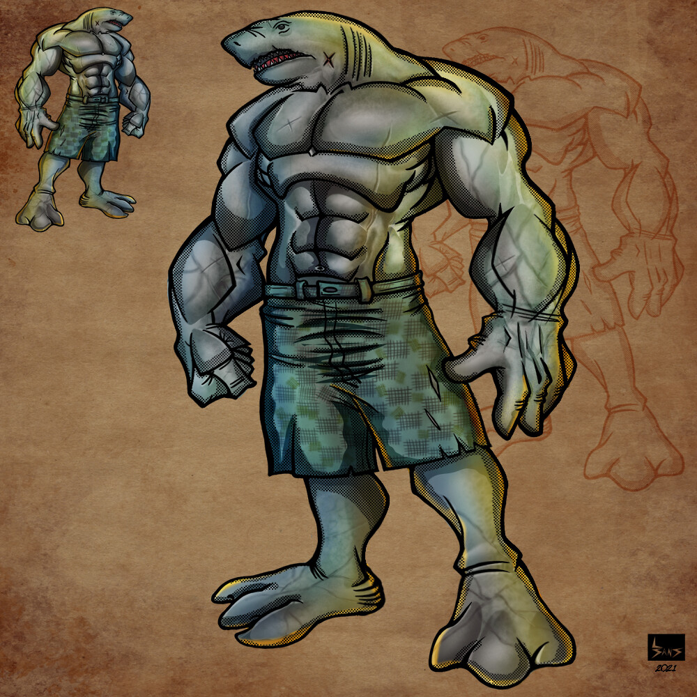 ArtStation - Nanaue King Shark