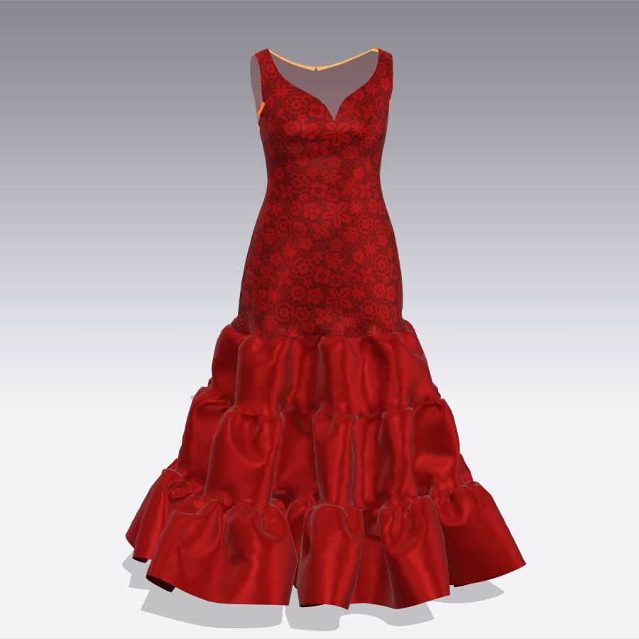 ArtStation - 3d dress Digital fashion 3d clothes