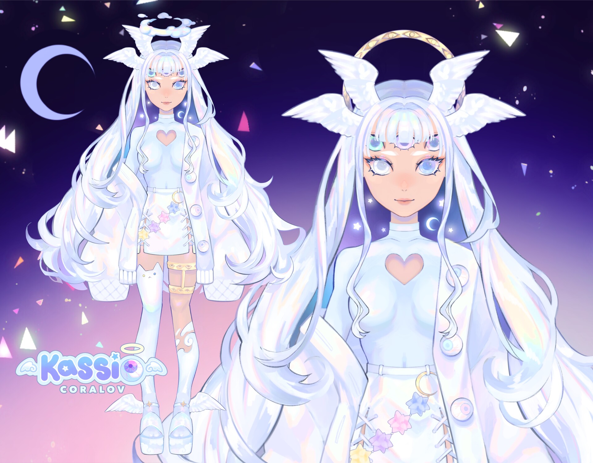 ArtStation - Eldritch angel VTuber model