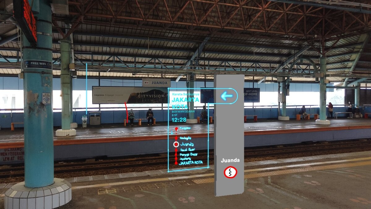 ArtStation - Holographic Passenger Information Display System