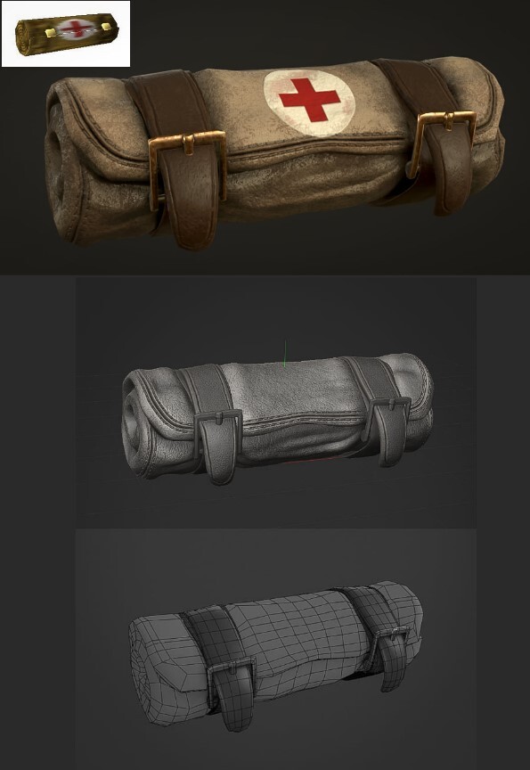 ArtStation - Small Medipack - Classic Tomb Raider games