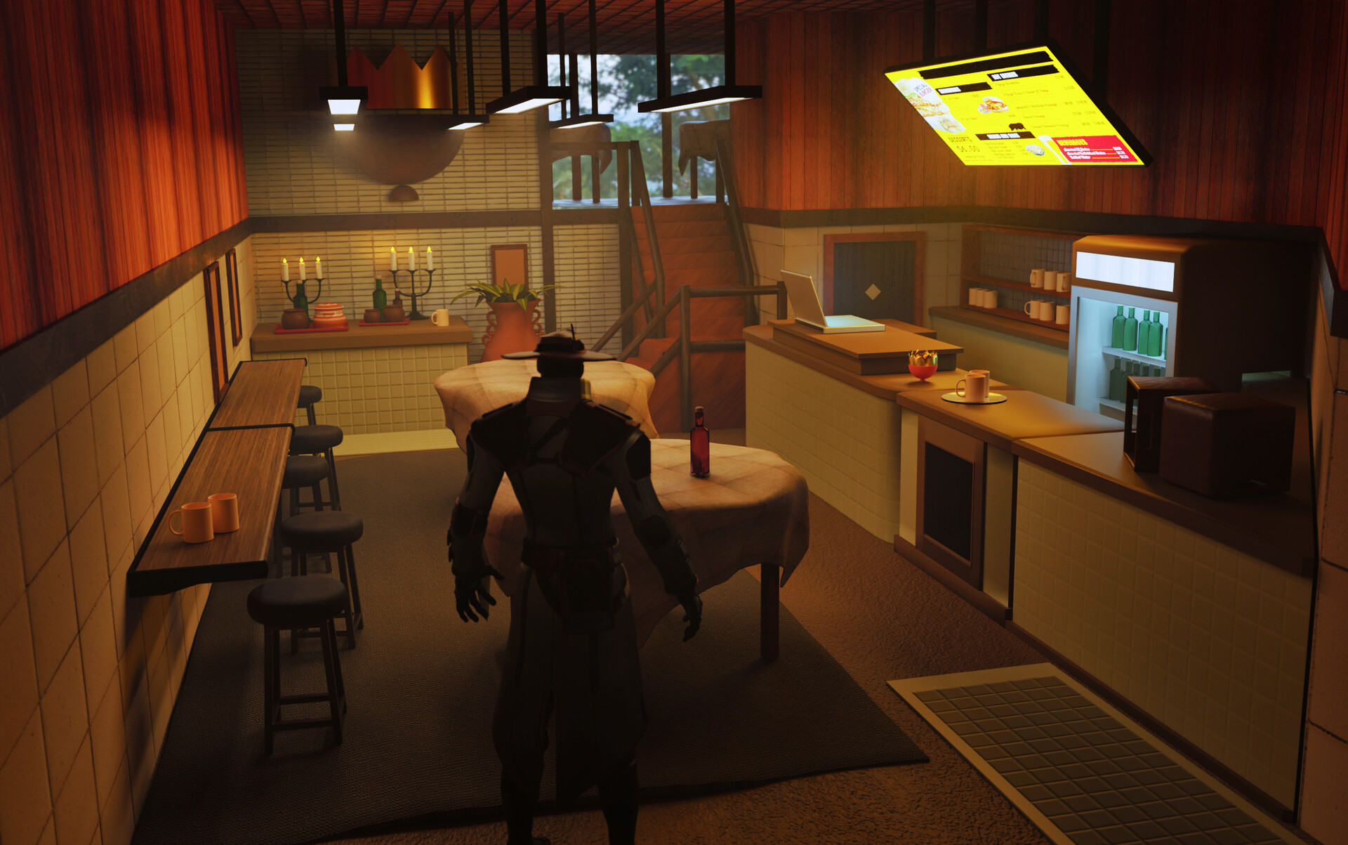 ArtStation - Valorant Crown Cafe with Cypher