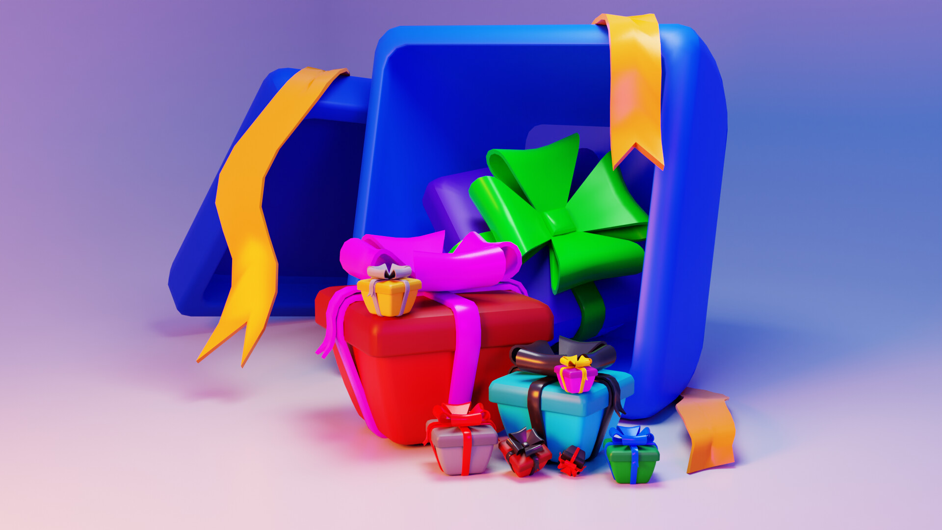 ArtStation - Gift 3D Model