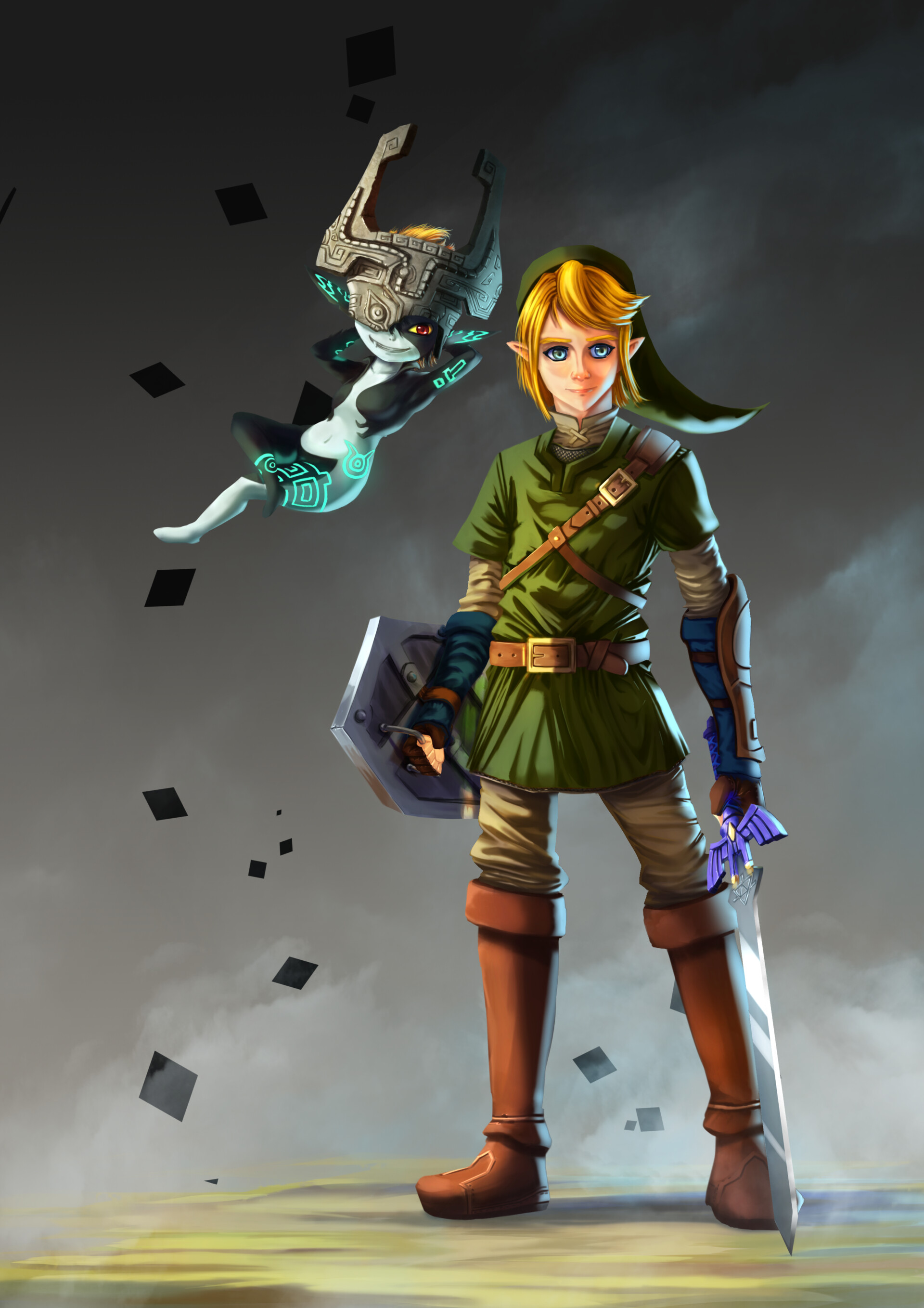 ArtStation - Zelda Twilight Princess Fan Art