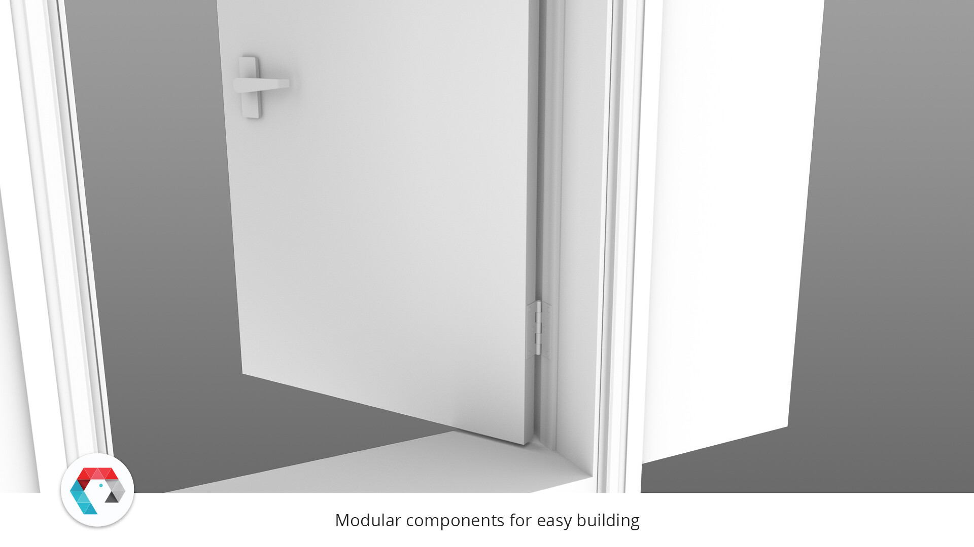 Polly Creative - Gallery/Exhibition Doors Asset Pack