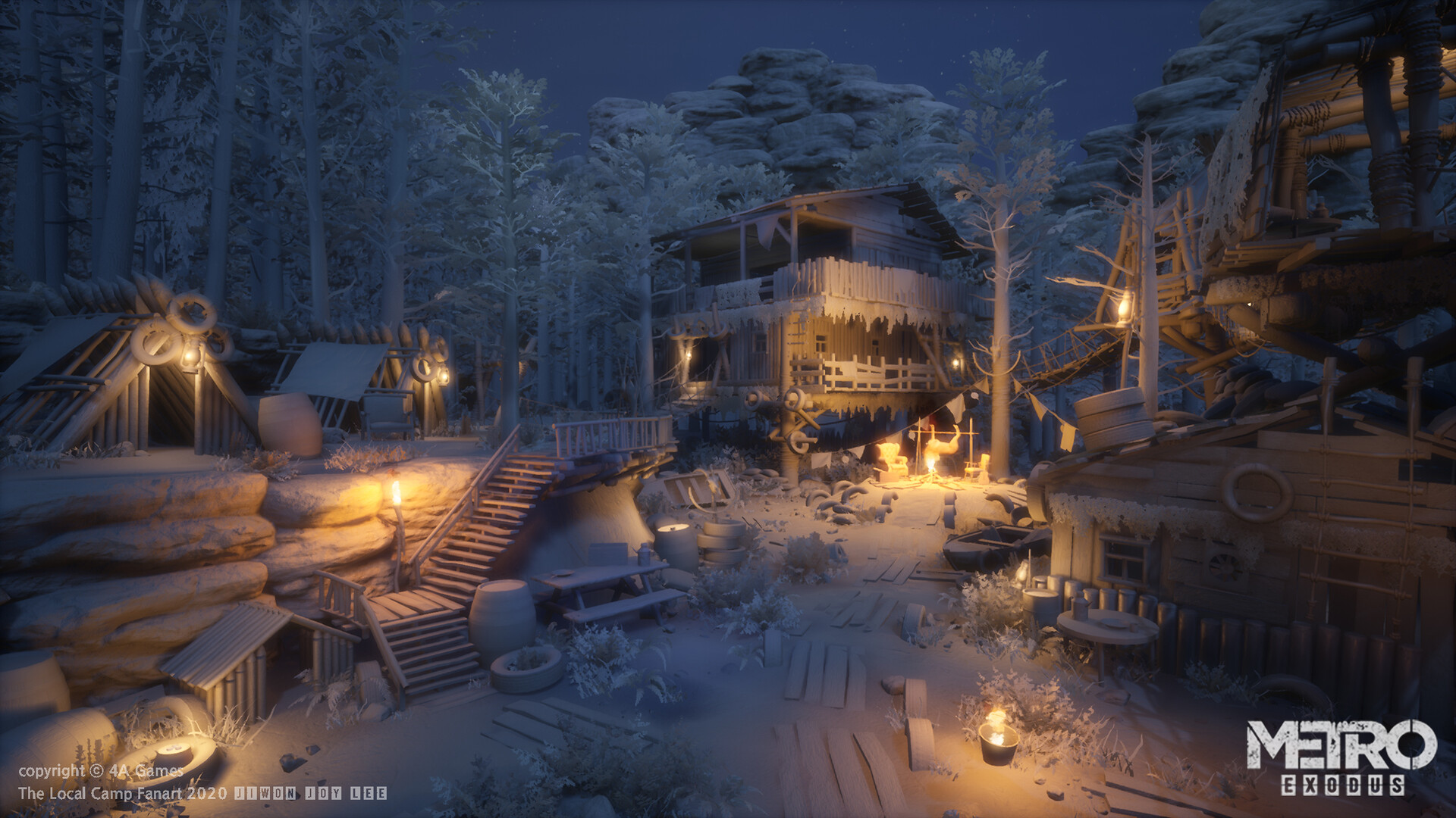 Joy Lee - Camp - Metro Exodus Fanart