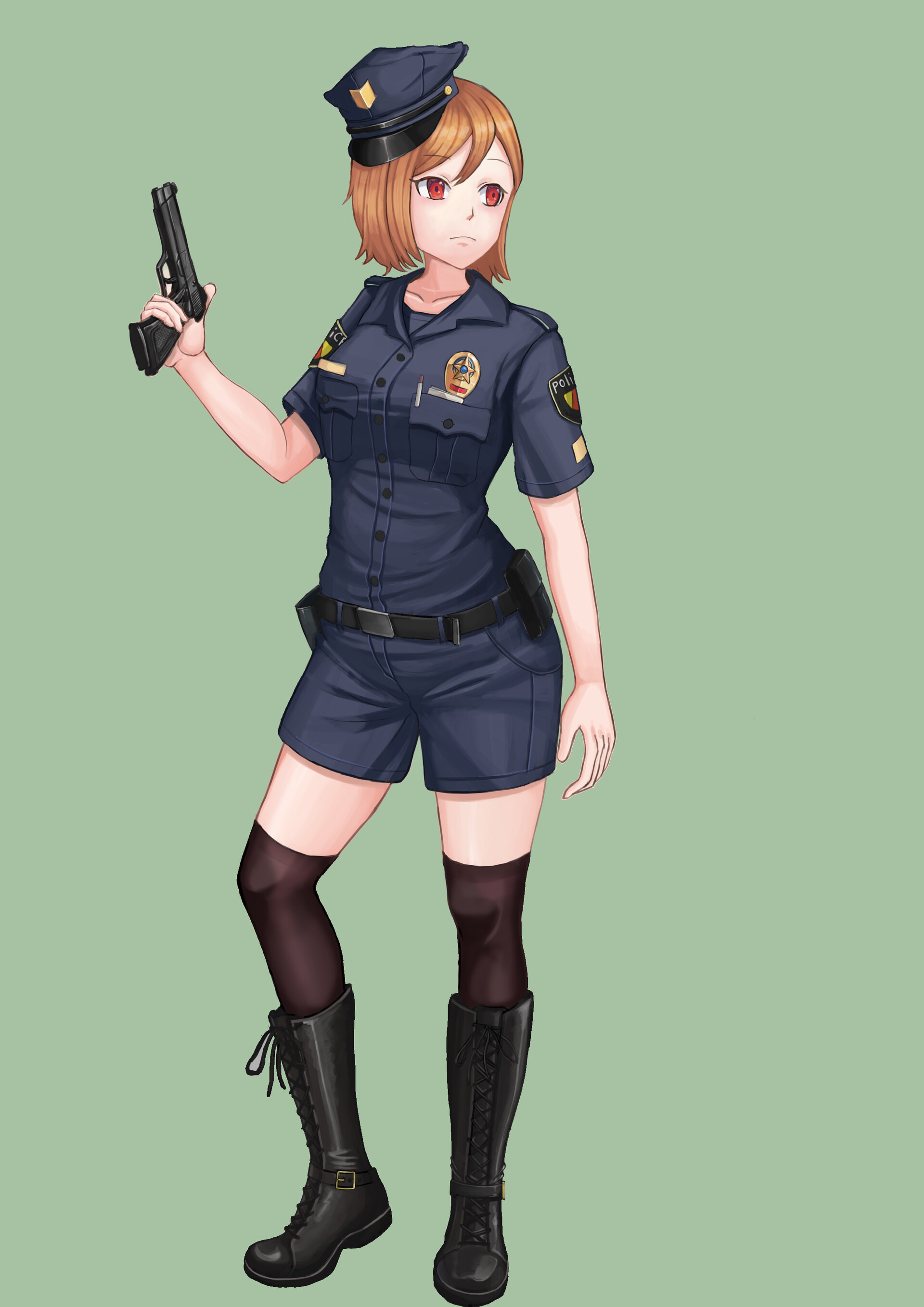 ArtStation - female cop