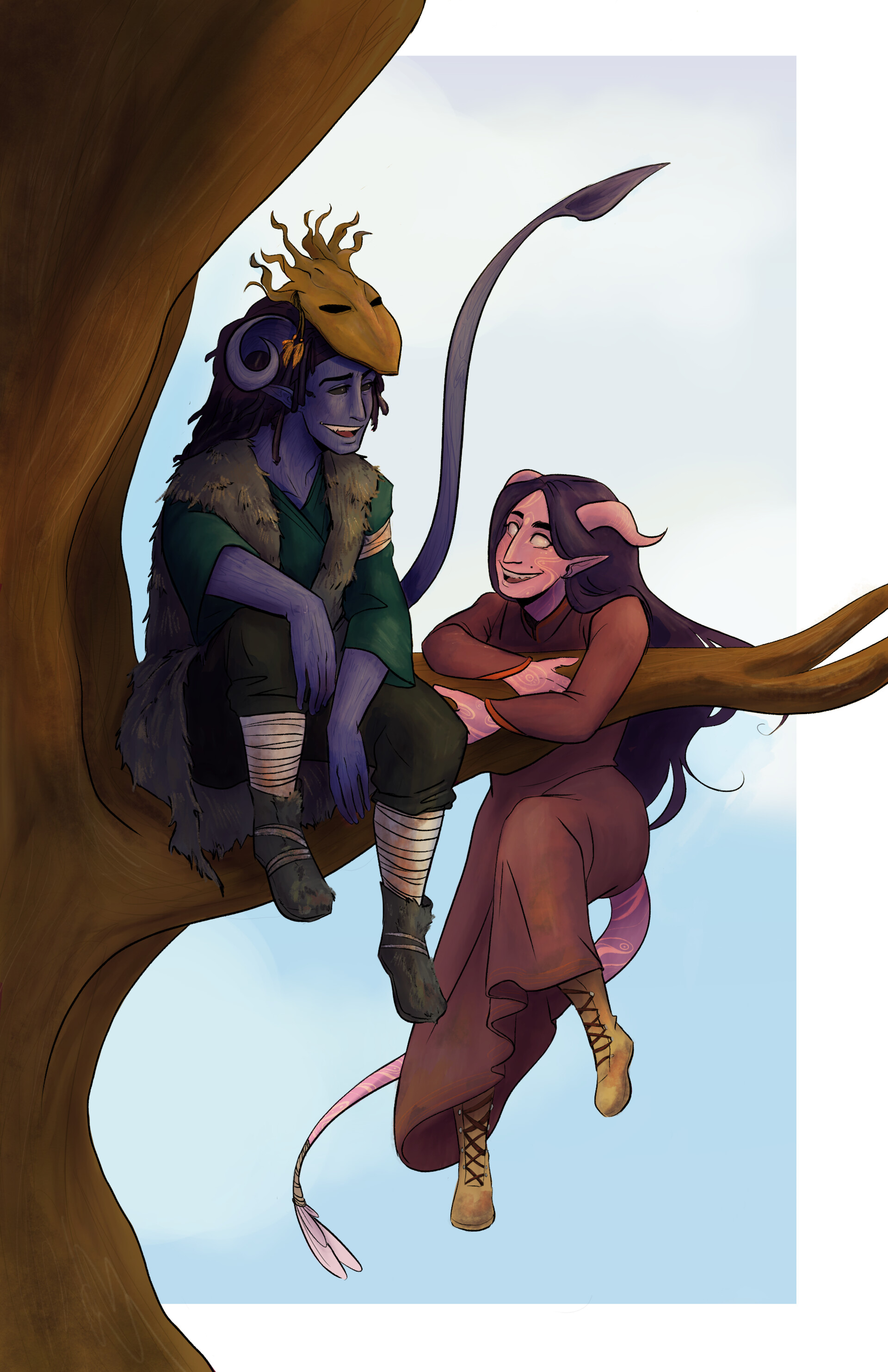 ArtStation - Tree Tieflings