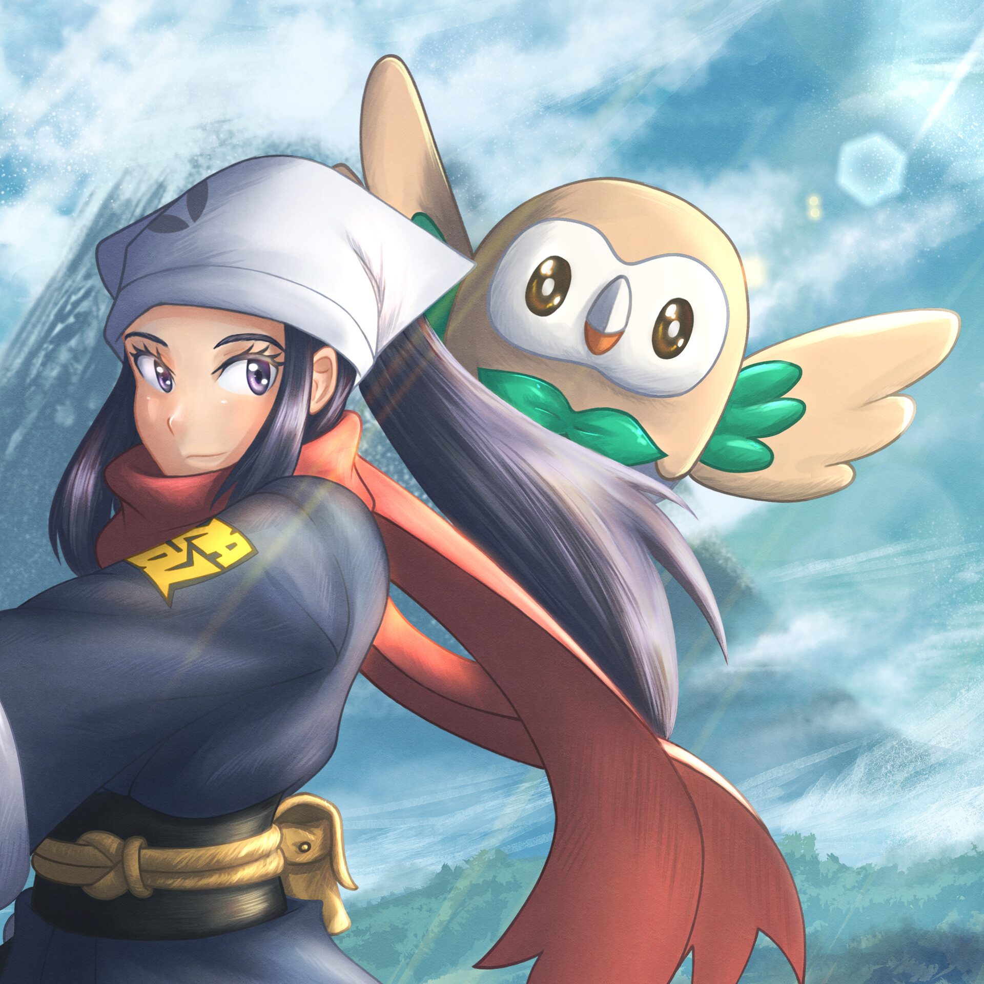 Mauricio Carvajal - Pokemon Legends Arceus Female Char Fanart