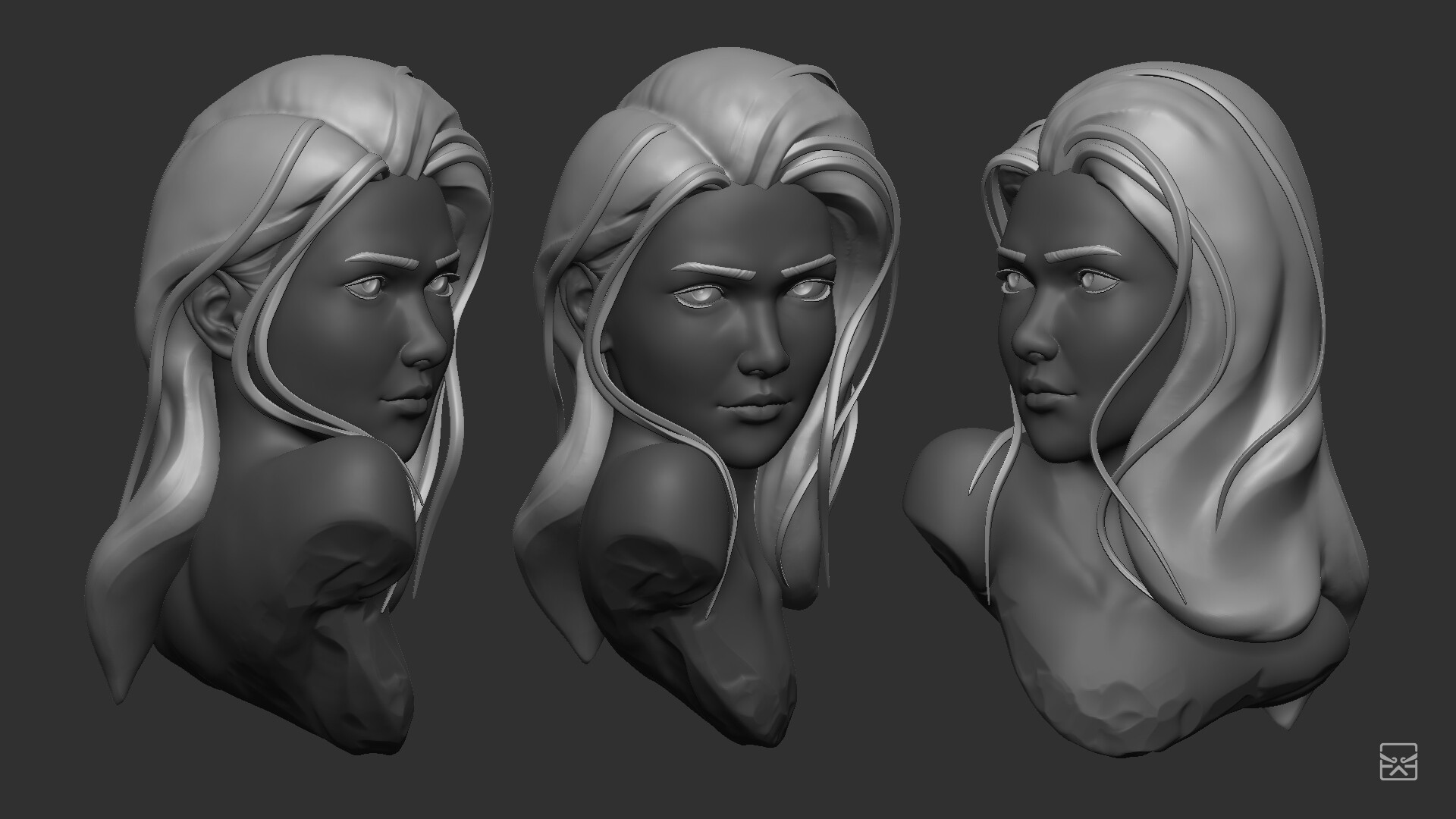 ArtStation - Portrait Quick Sculpt - Woman