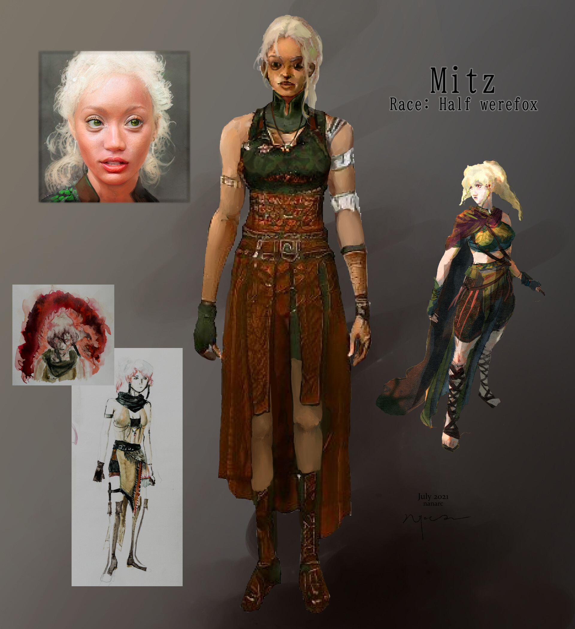ArtStation - Mitz - Character Concept