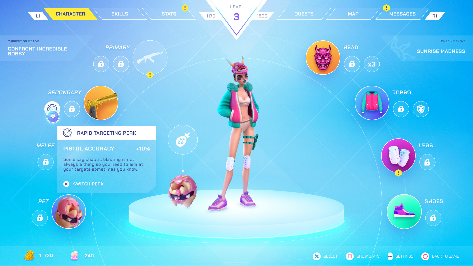 Max Osipovsky - Samurai Girl Game UI