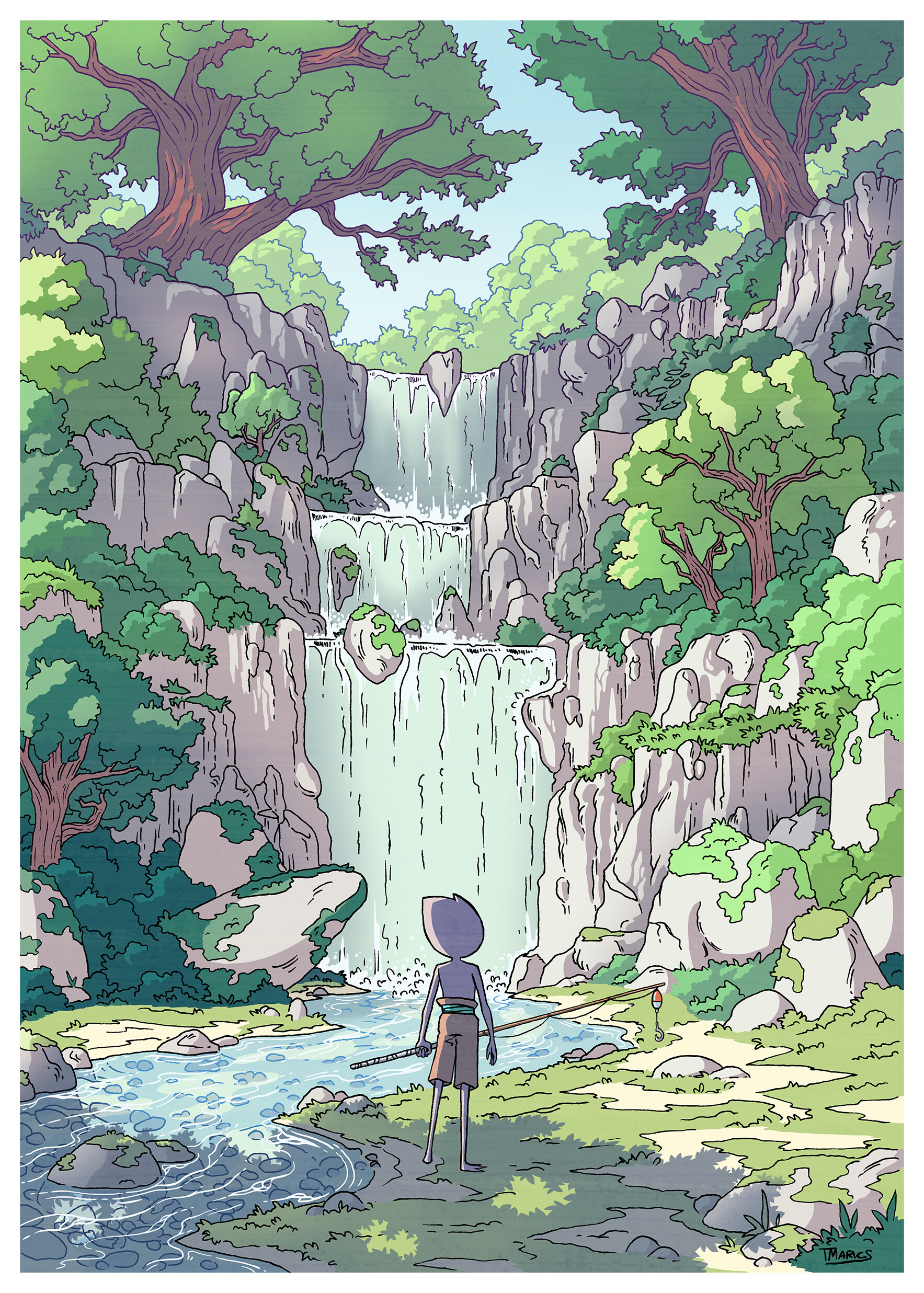 ArtStation - The Waterfall