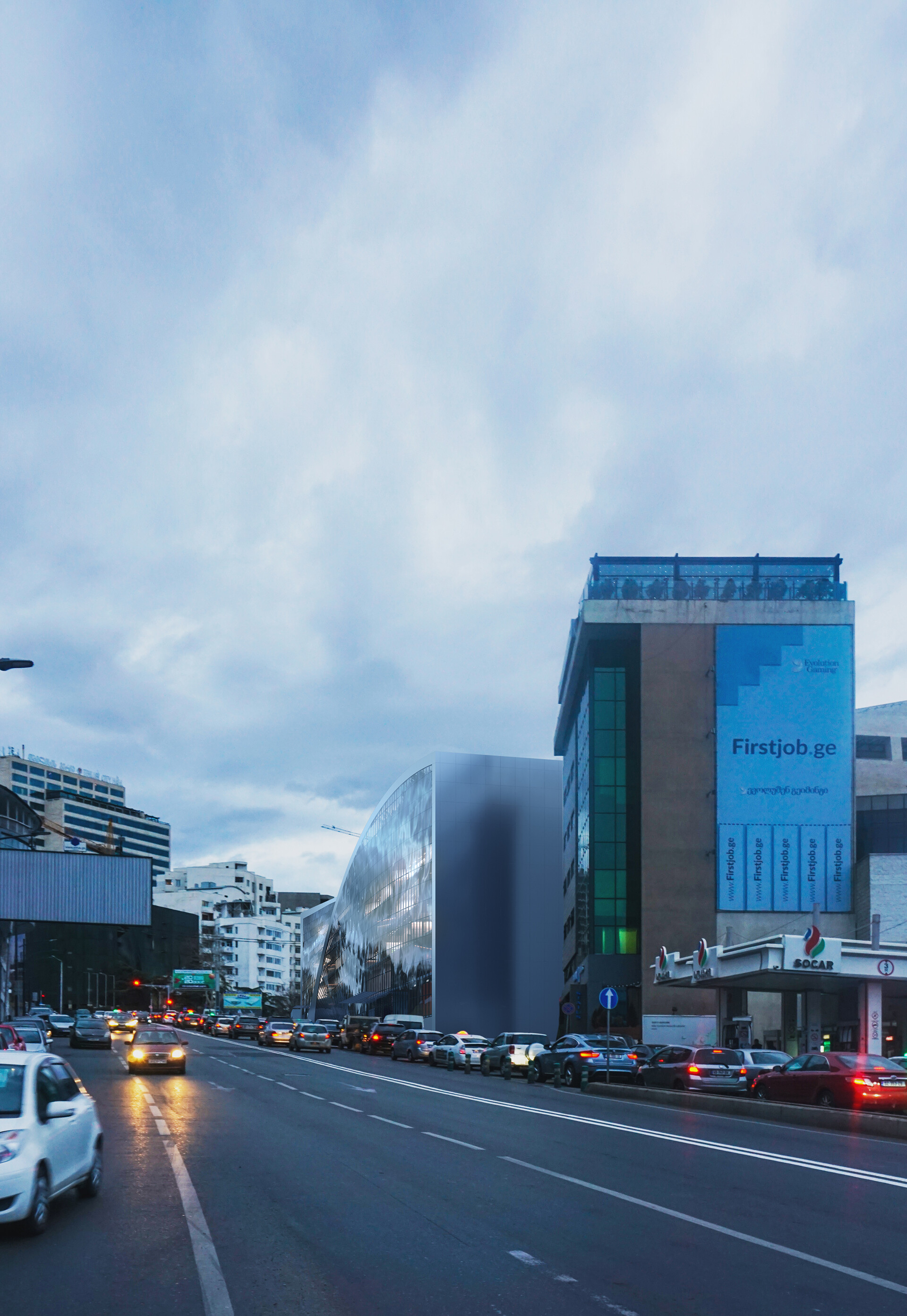 Paralel Visualization Studio - Business Centre on Saakadze Descent