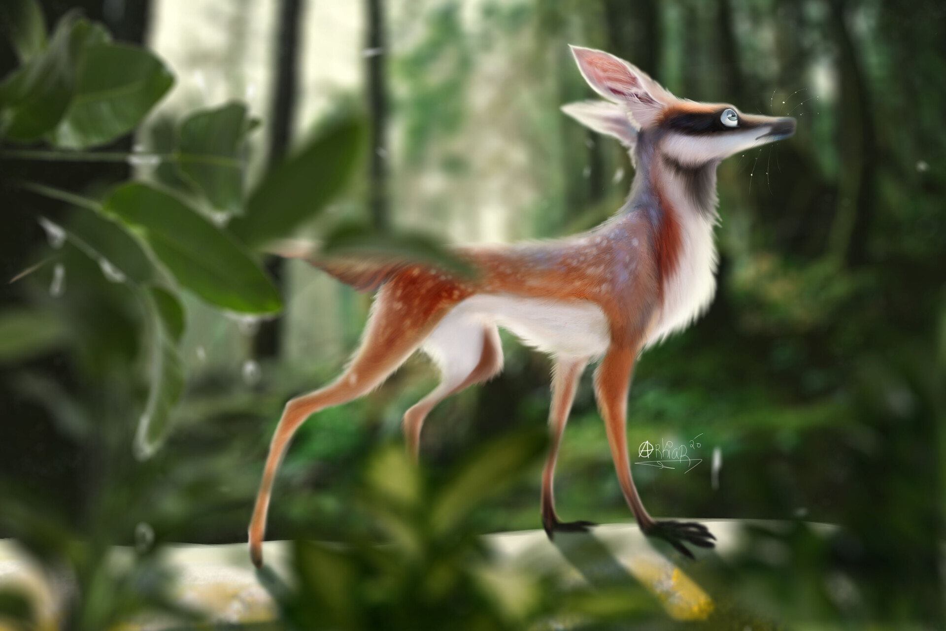 ArtStation - Magical fawn-Old art