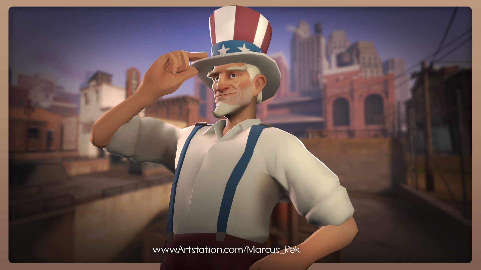 Marcus Rekestad - Uncle Sam - Team Fortress 2