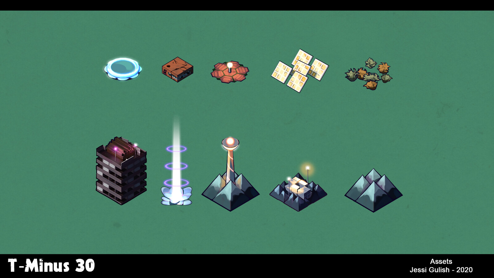 Jessi Gulish - T-Minus 30 Art Assets | Dejobaan Games