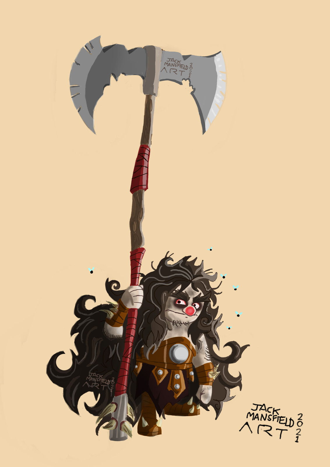 Jack Mansfield - Budge, Halfling Barbarian