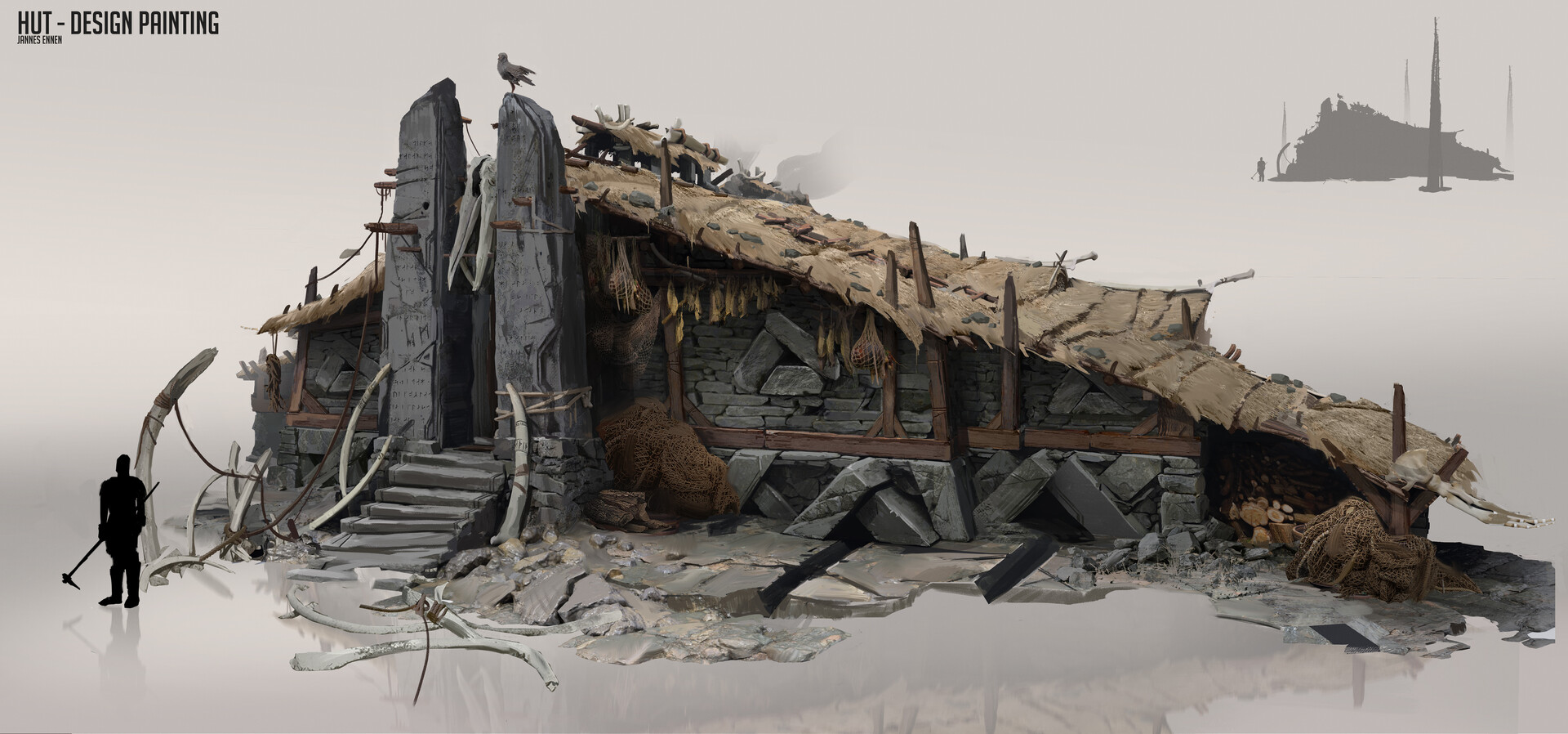 ArtStation - Isolated Island Hut I Design and Keyframe